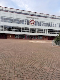 The front of the hotel