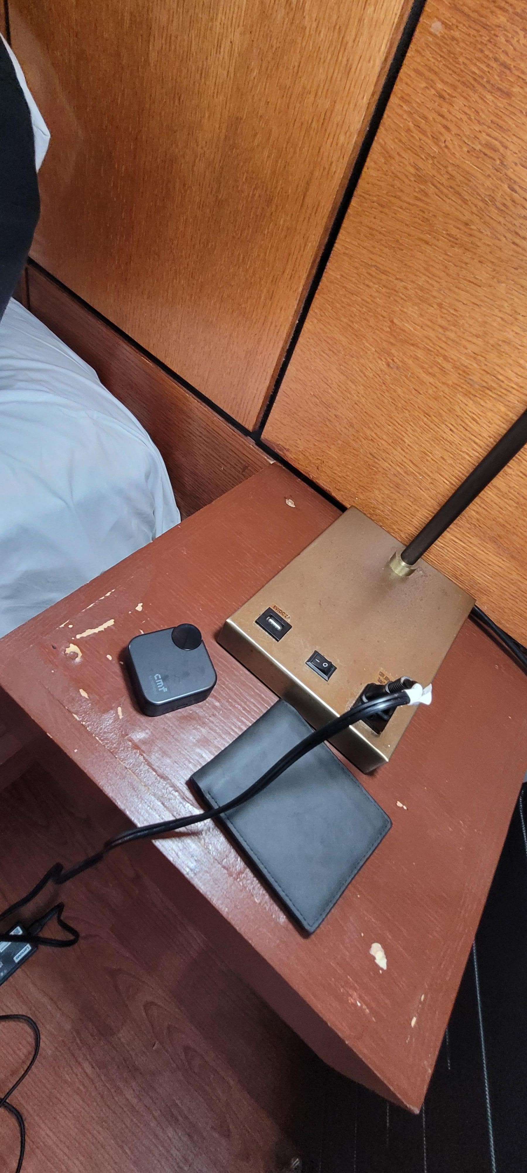 Damaged nightstand 