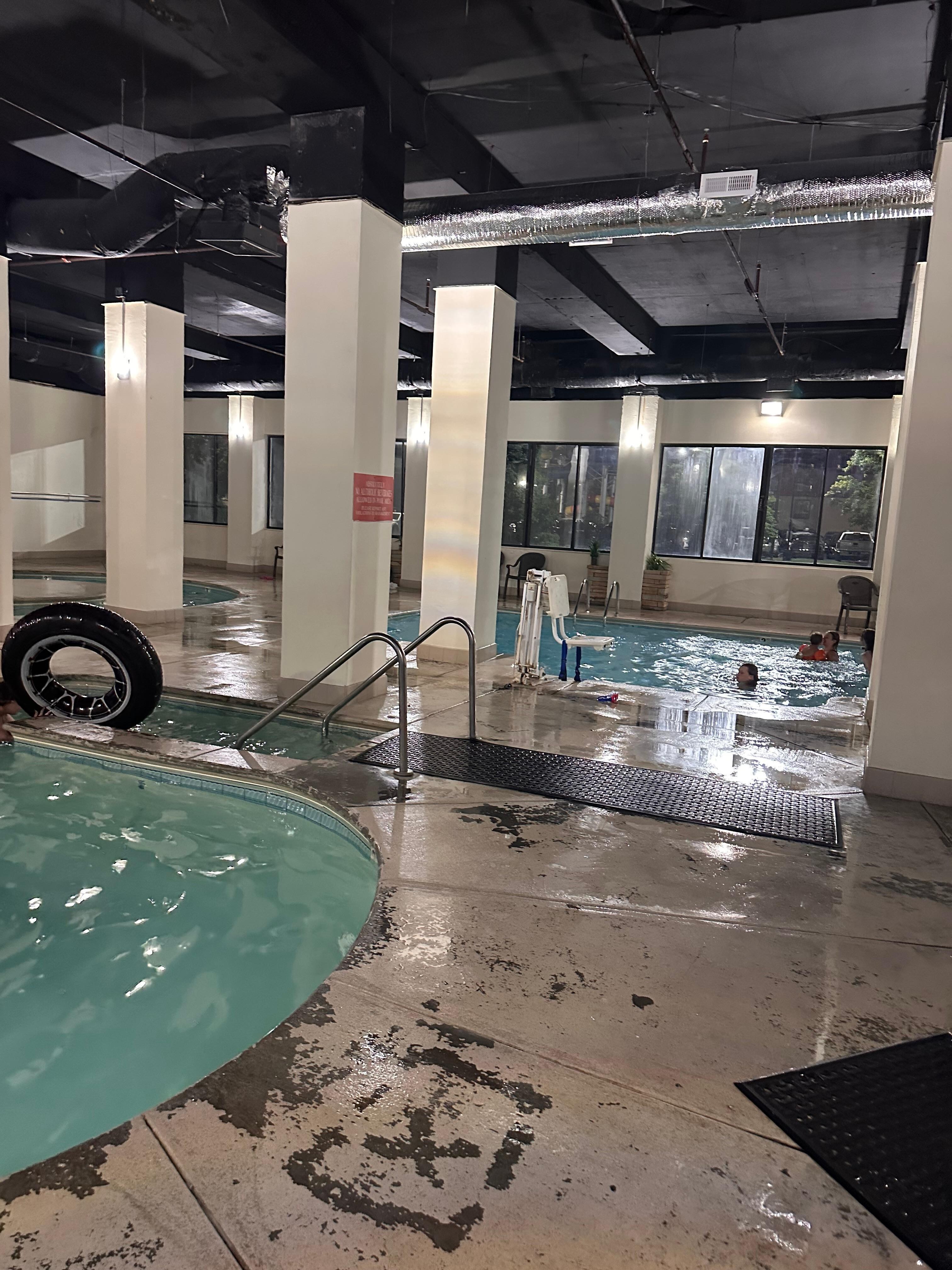 Pool area inside 