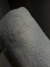Serviette pas propre