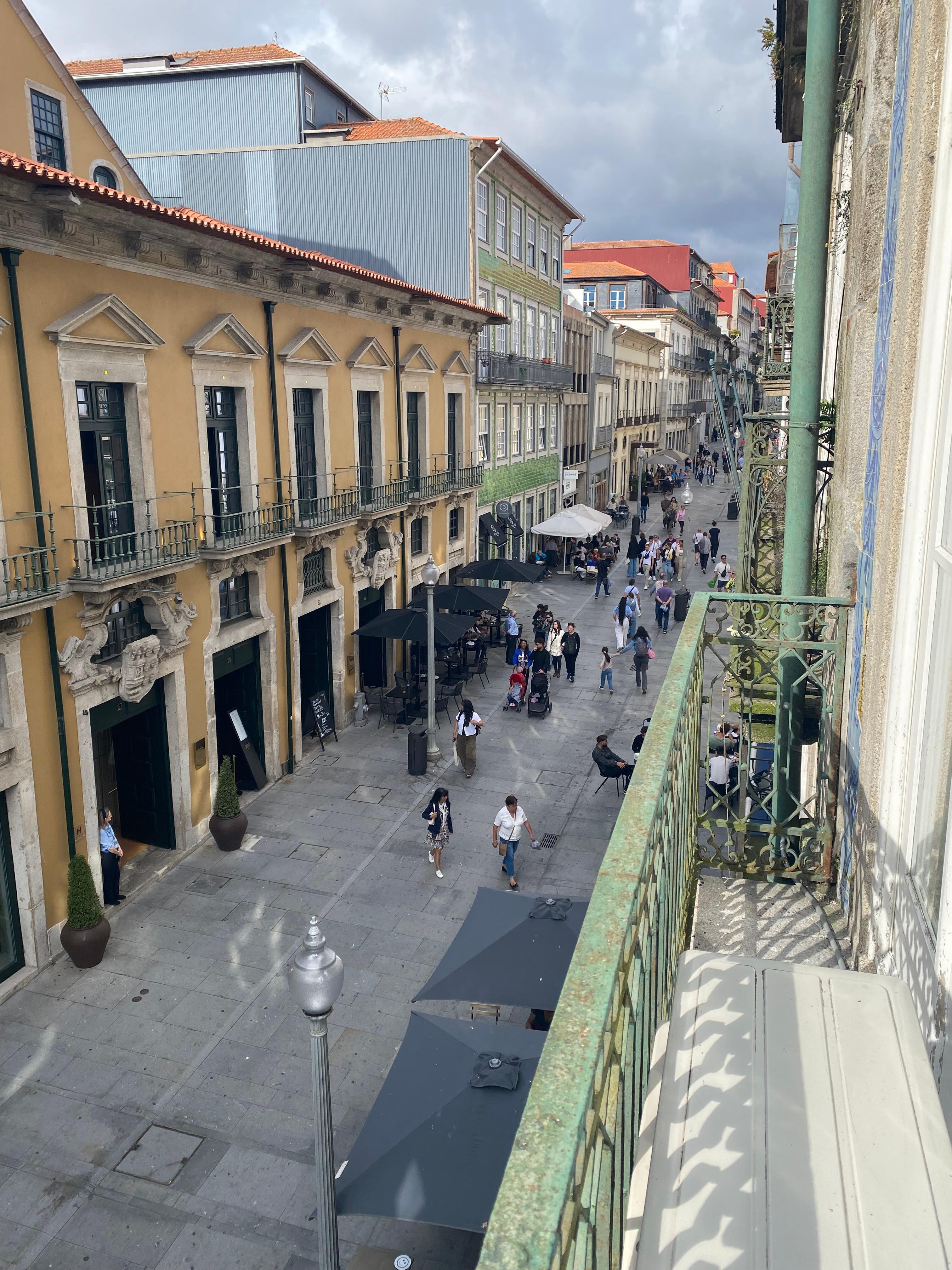View from the balcony 