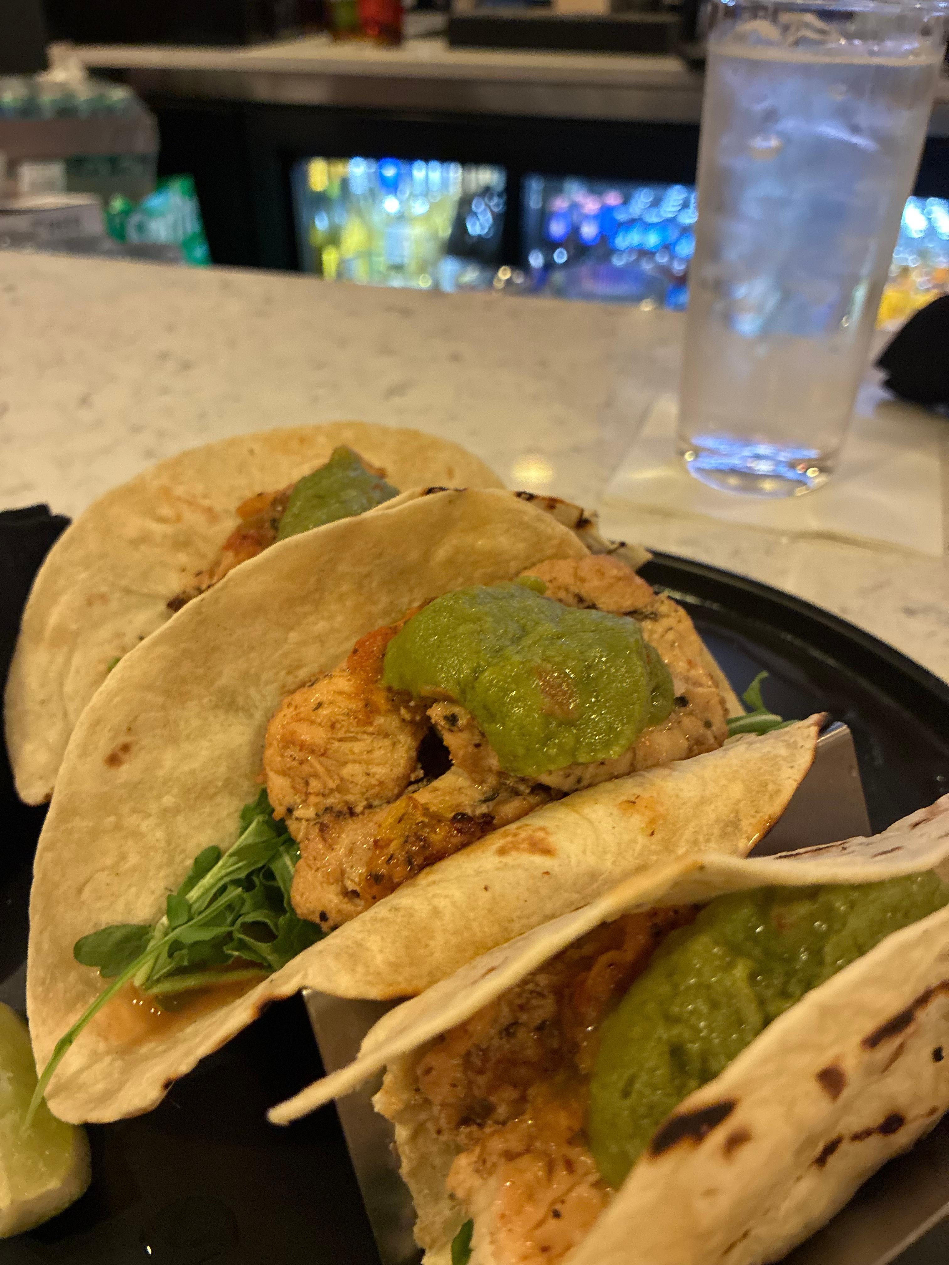 Tempura fish tacos. Delicious!
