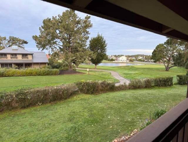 Golf course view from balcony 
