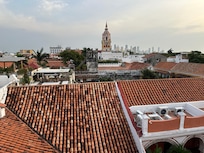 Rooftop view of old city center