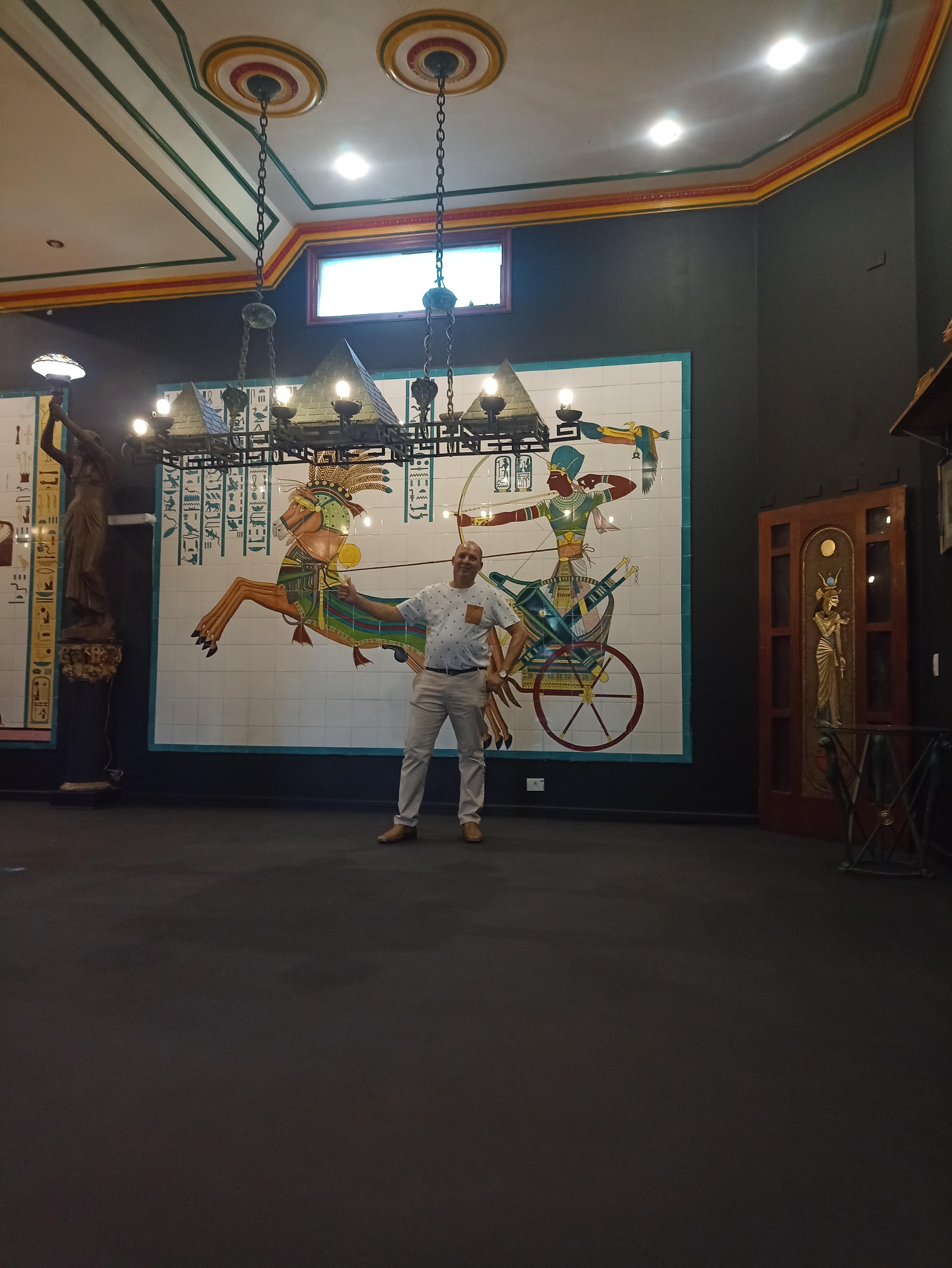 Vista do salão de festas 