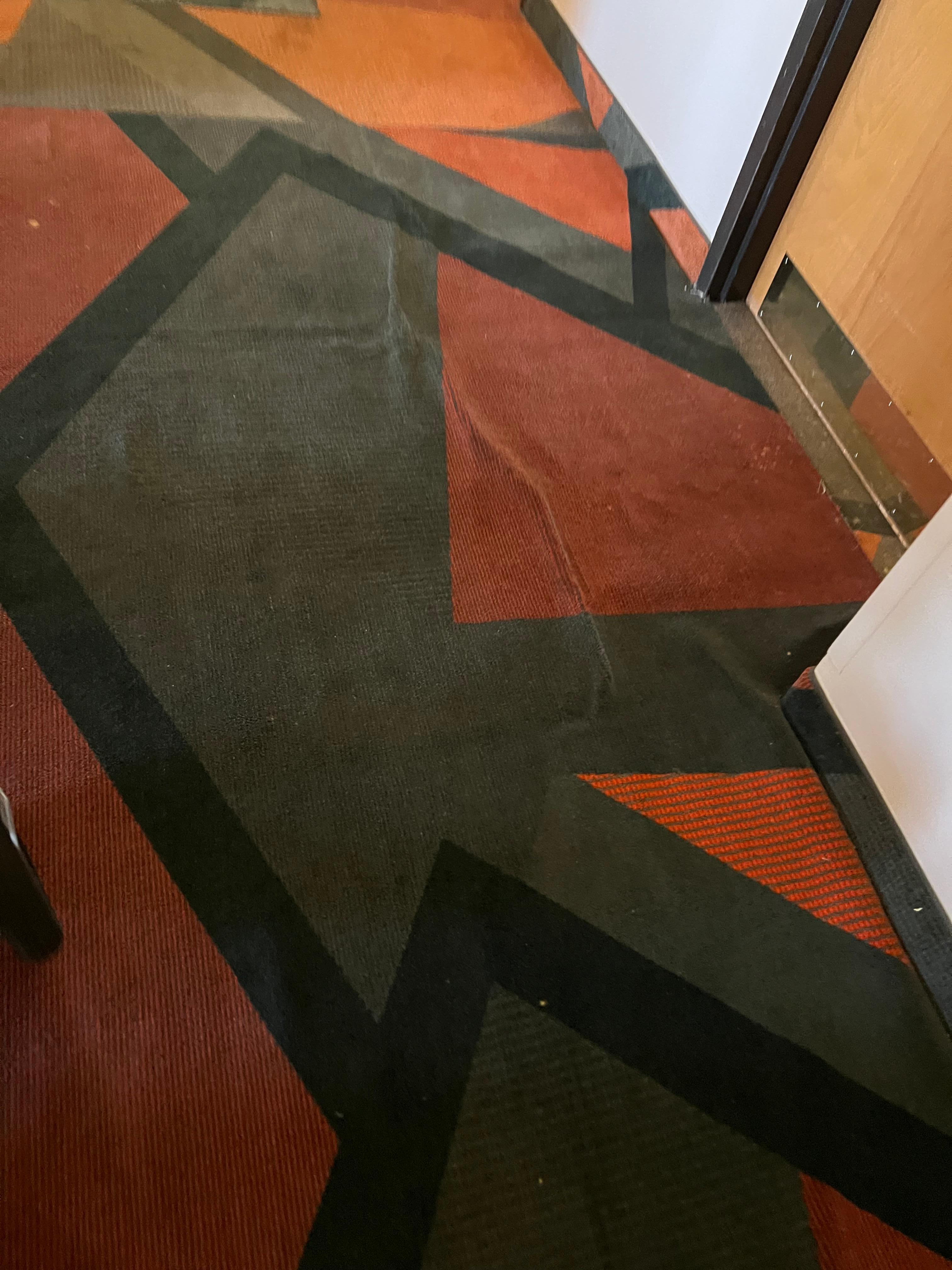 The state of the 3rd floor hallway was very poor and uneven. 