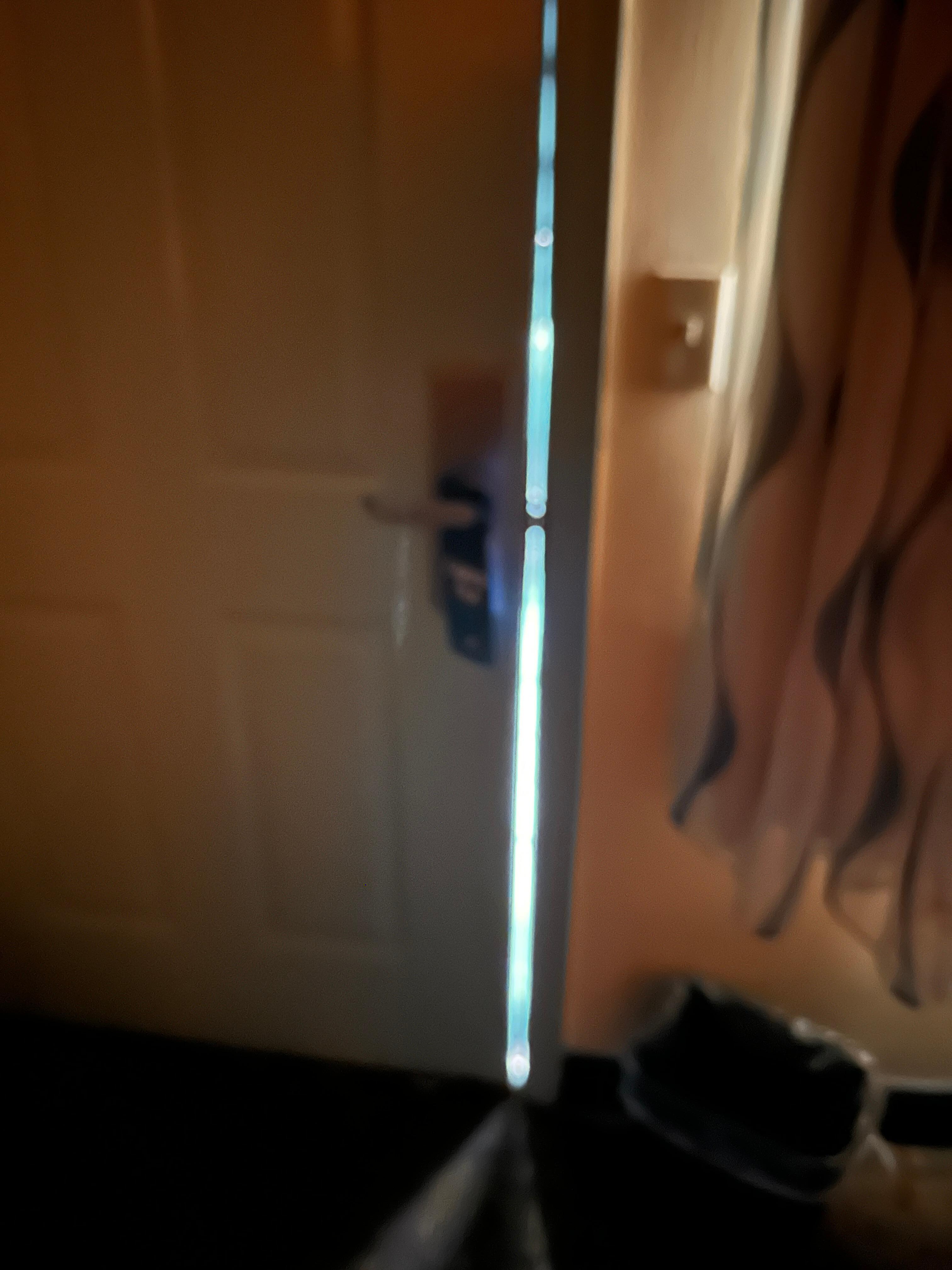This the entrance door fully closed 