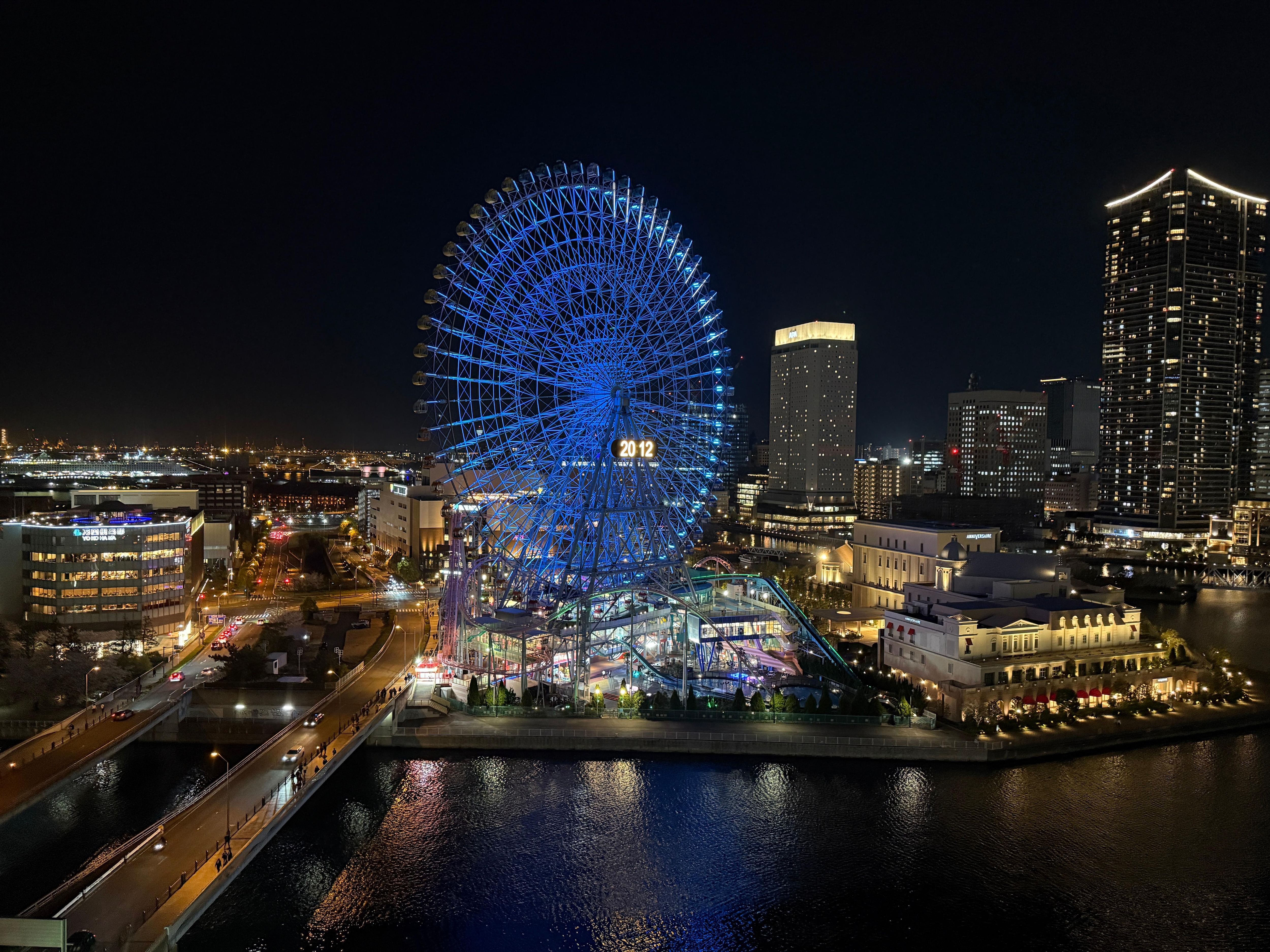 Night view from our room 