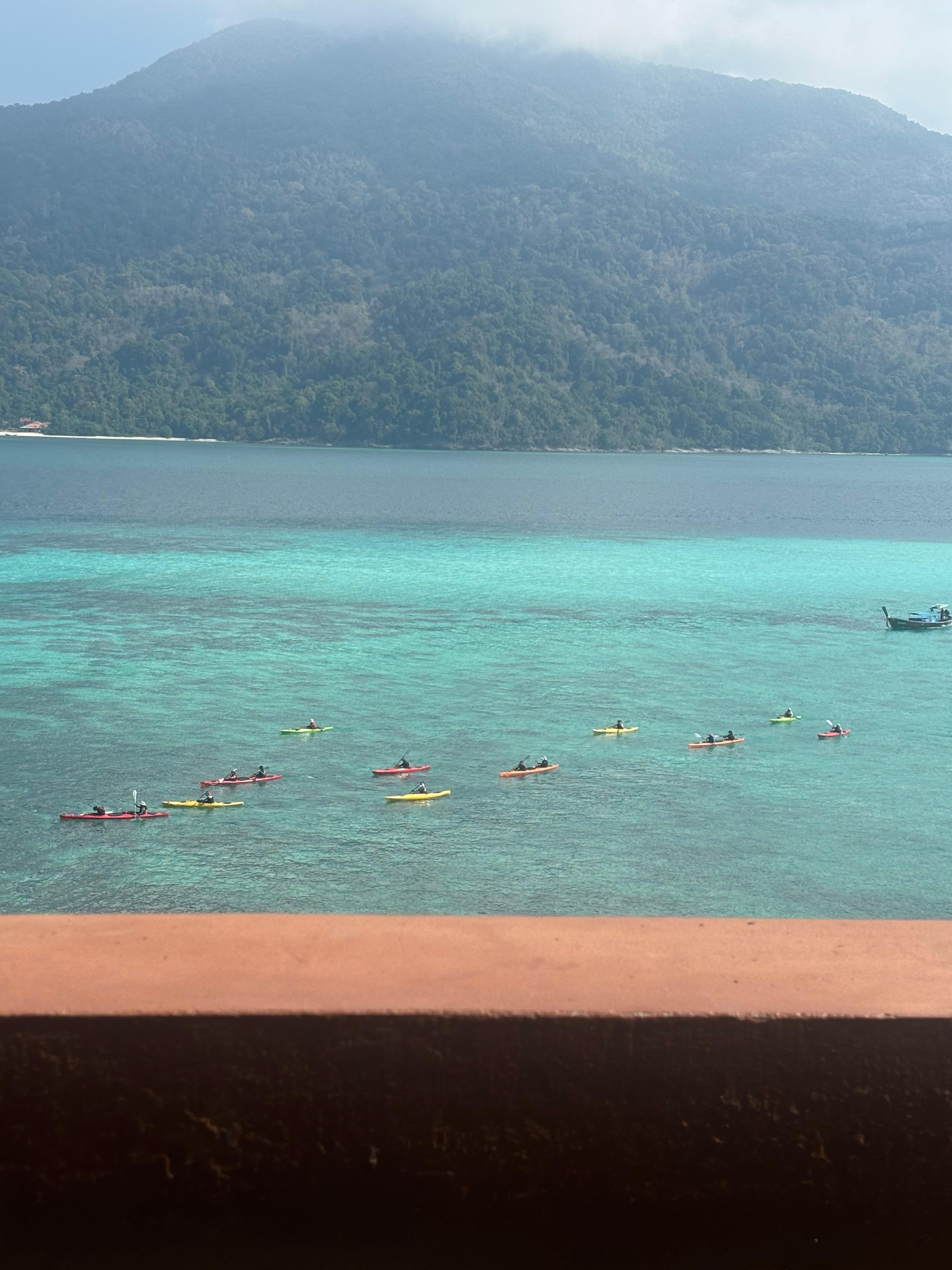 Utsikt från restaurangen.