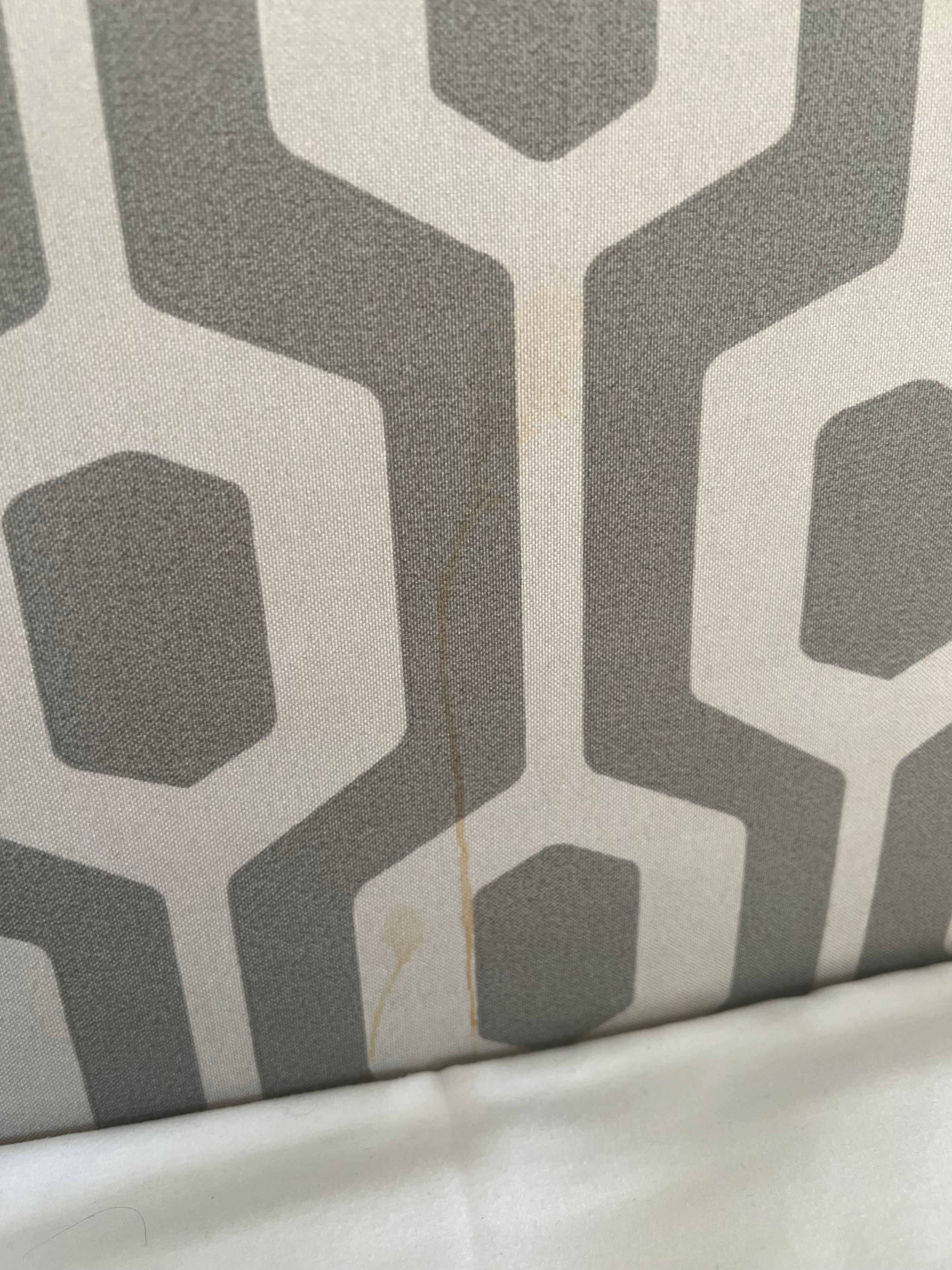 Some stains on headboard 