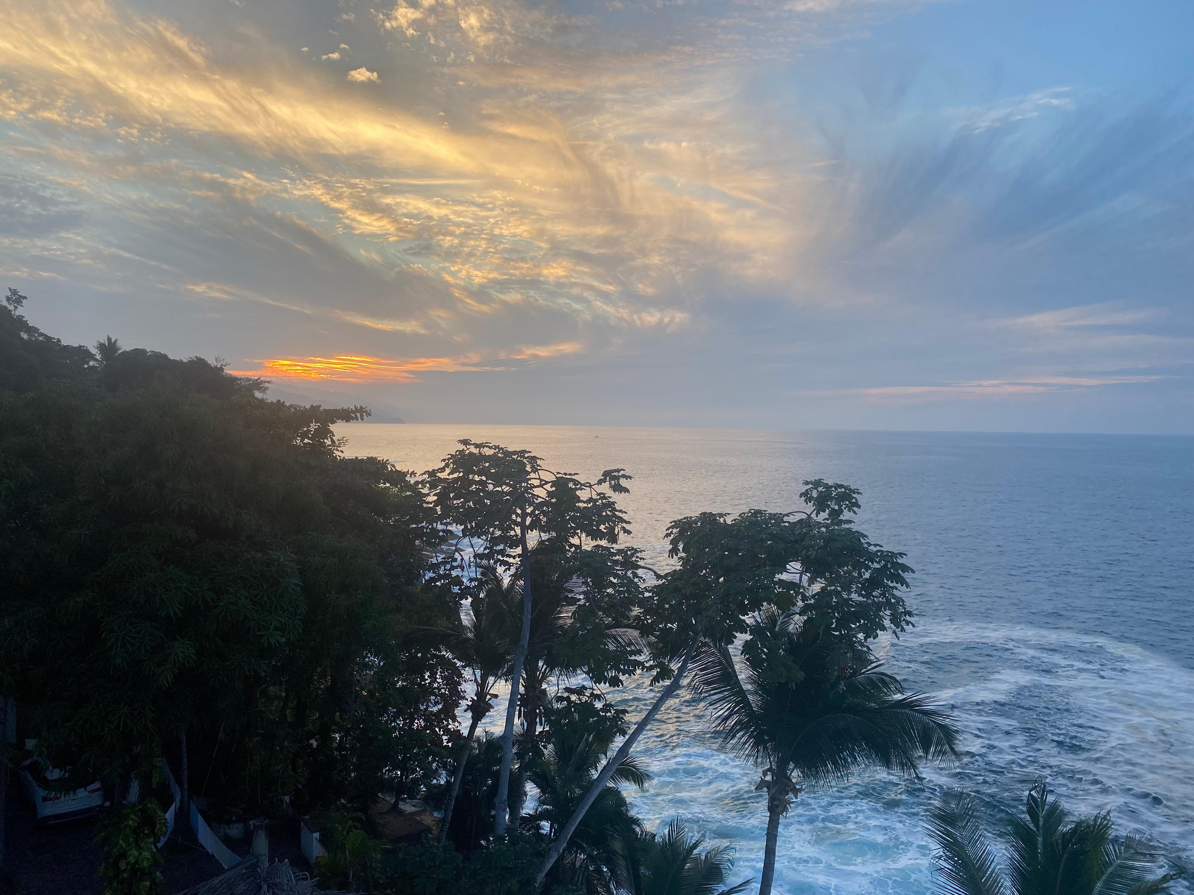 Beautiful view and sunset