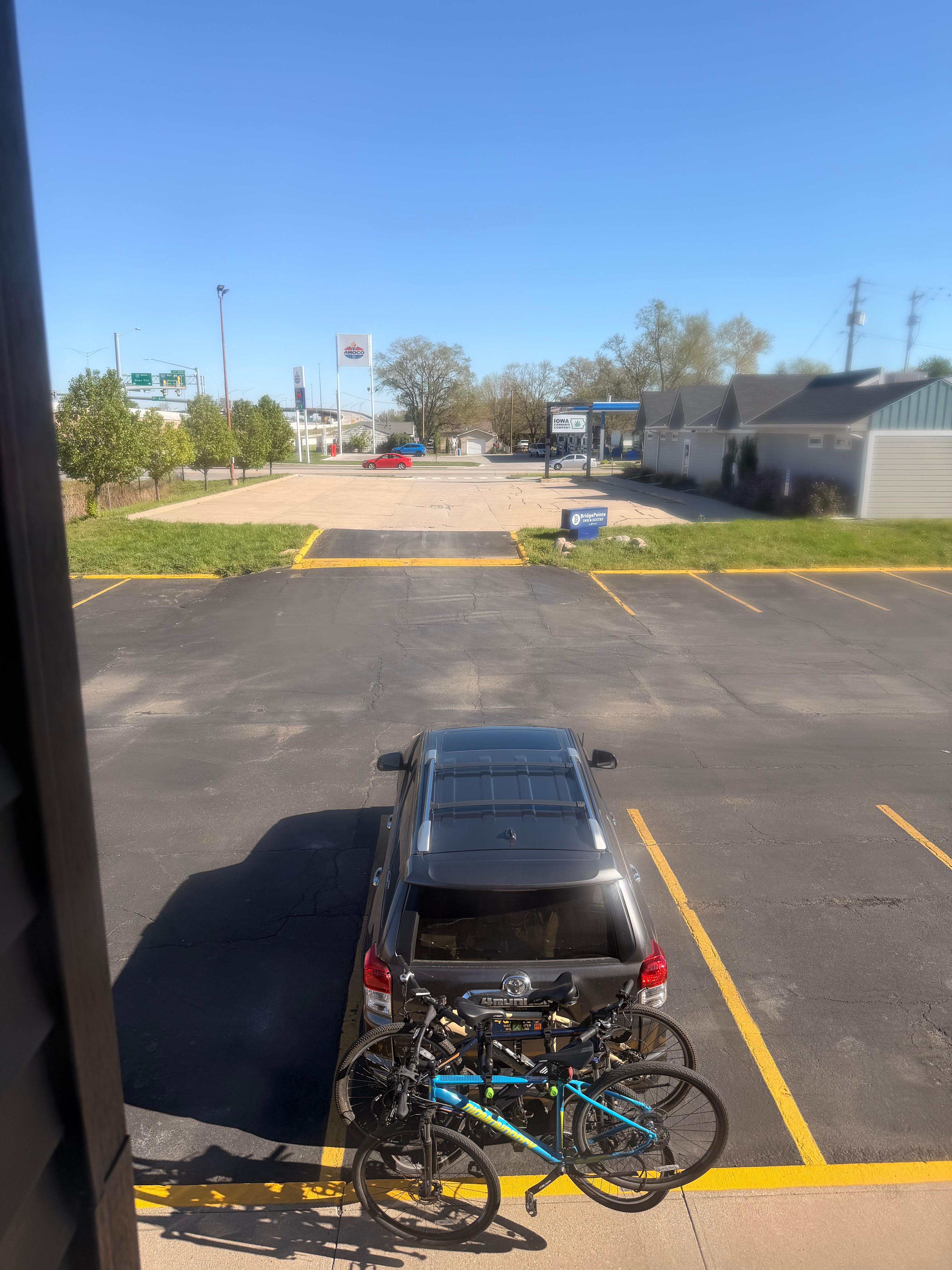 No issues with our vehicle and bikes. 