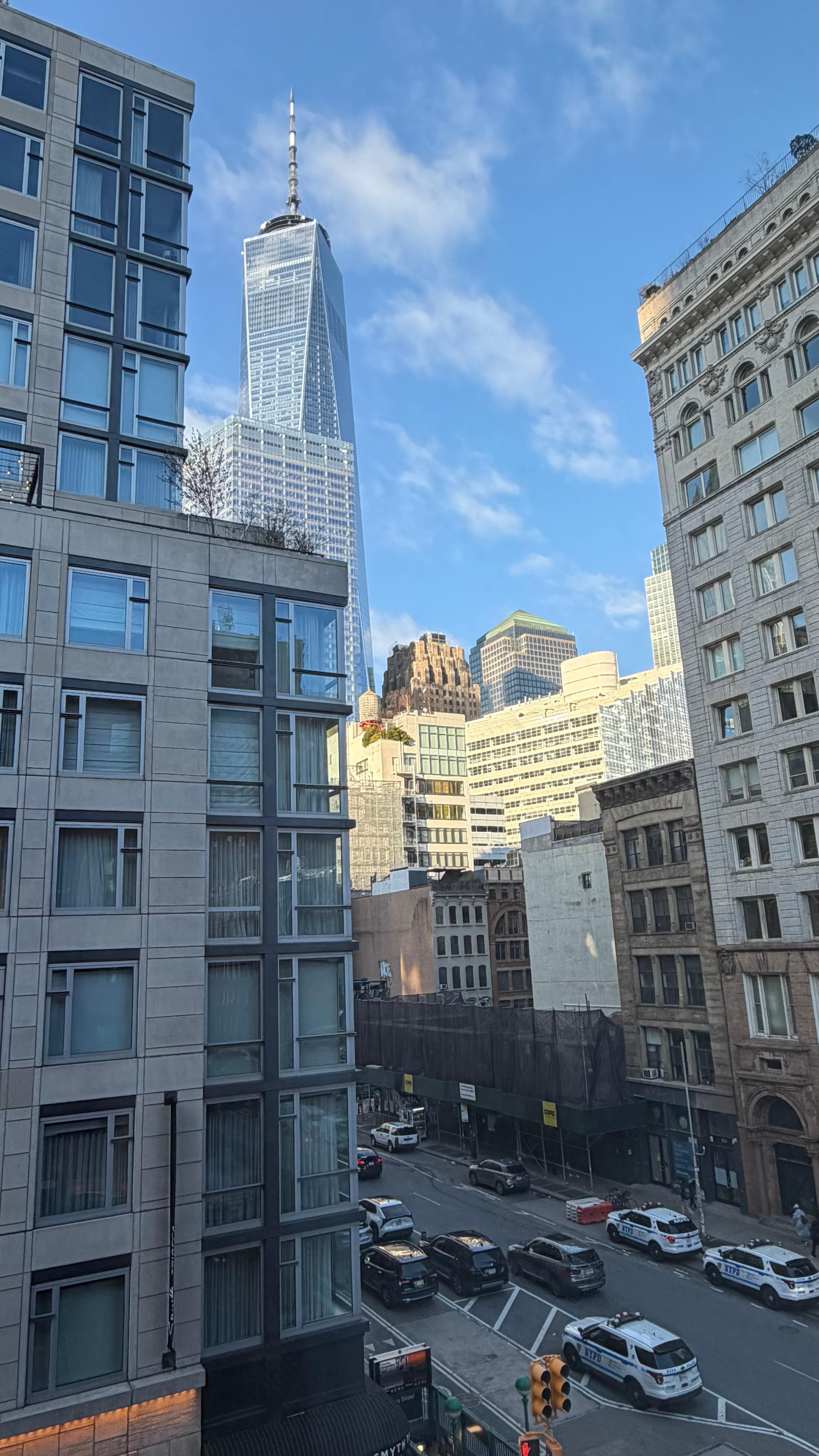 Vue de notre chambre