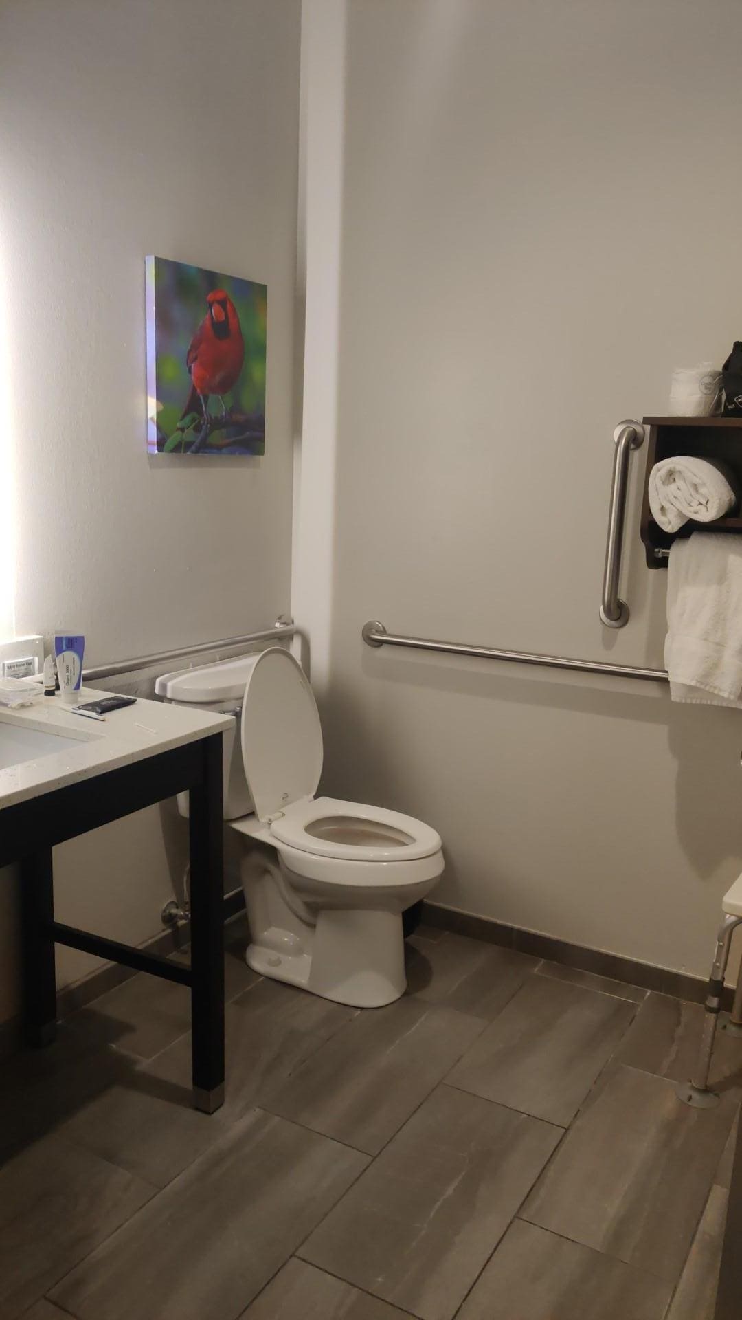 Imagine you thinking it is a 3 star rated hotel only with a table for sink.