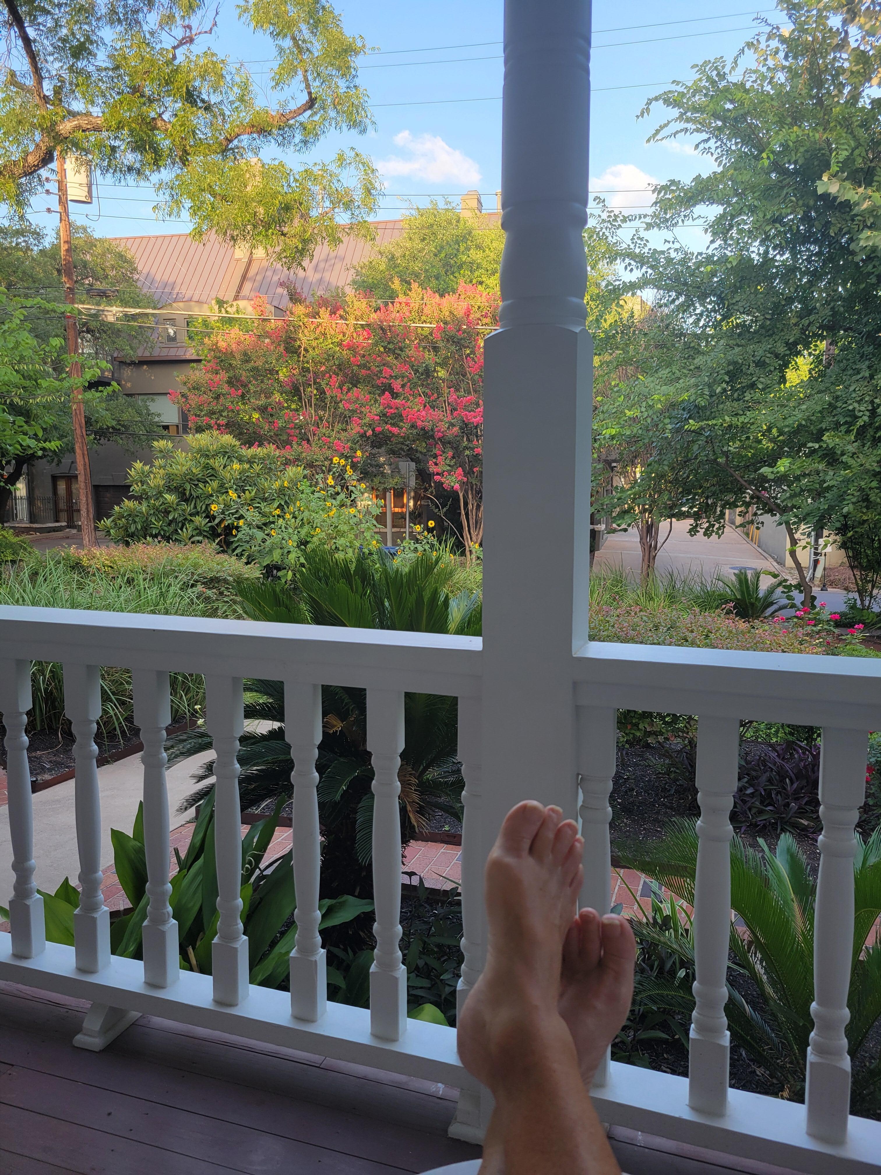 View from the front porch