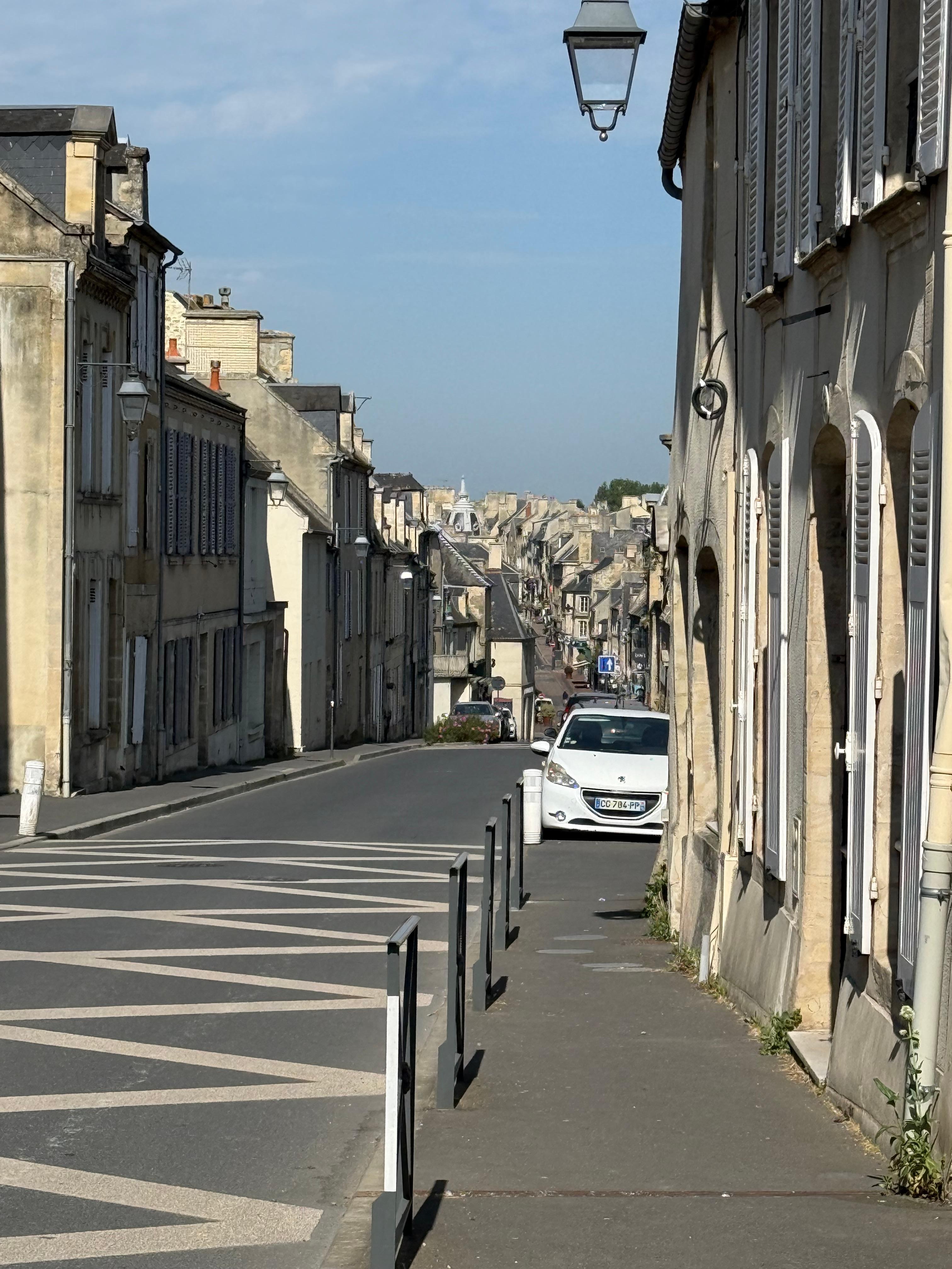 A walk down the street from the hotel 