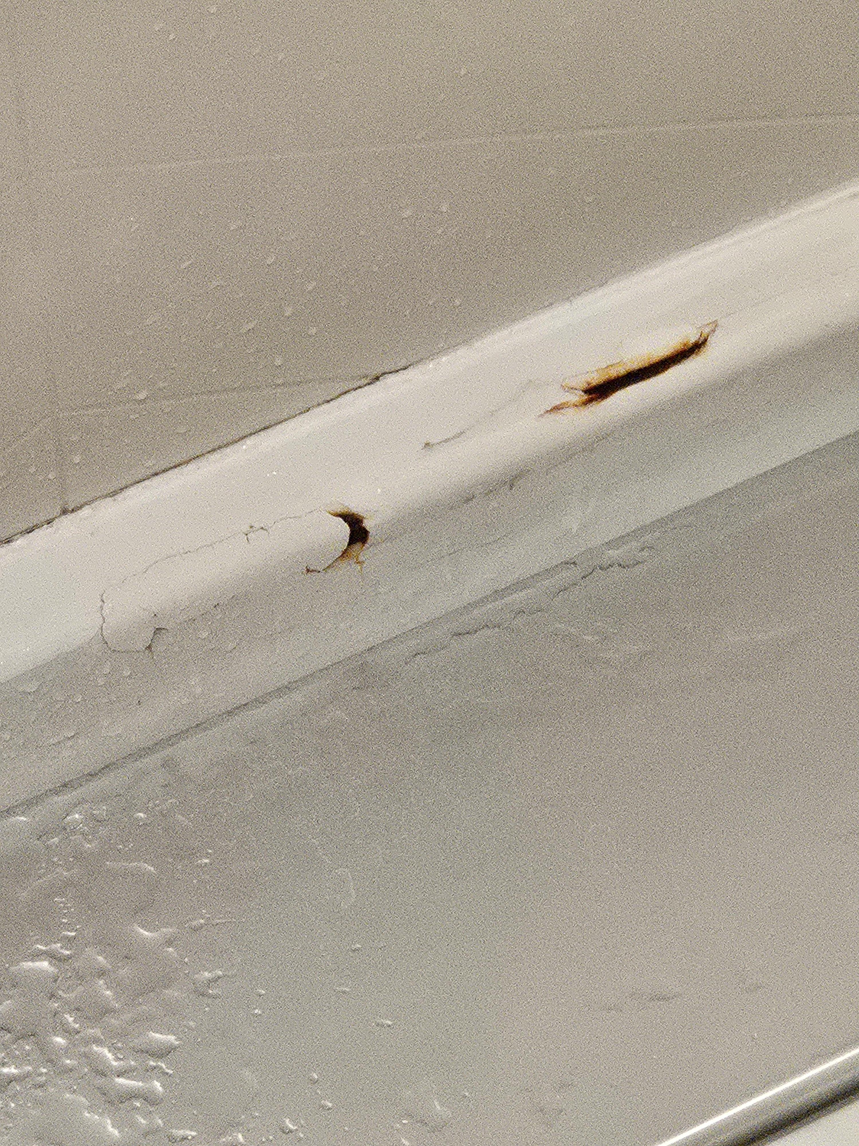 Rust on shower pan