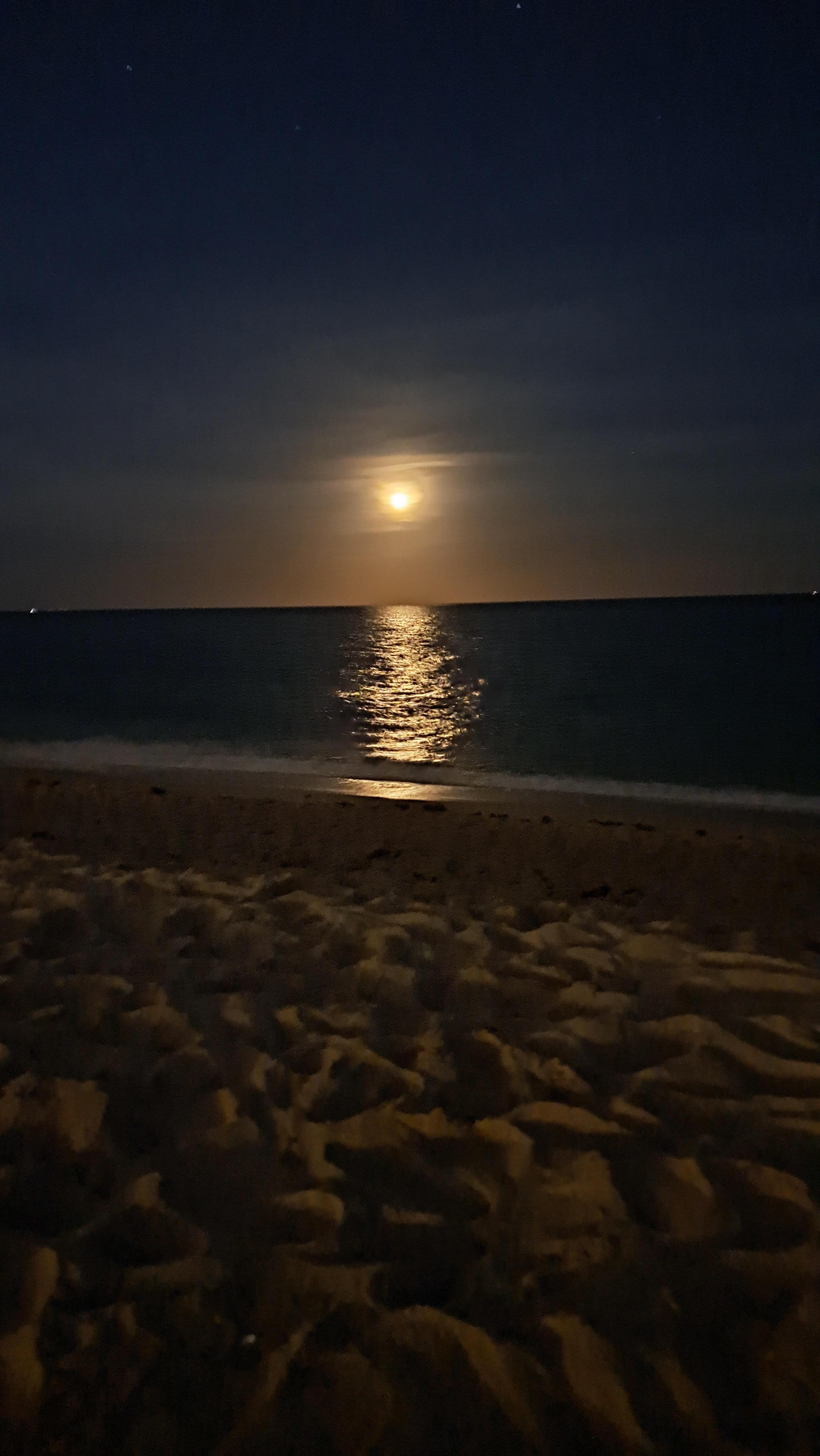 The beach was literally across the street,  quiet and open 