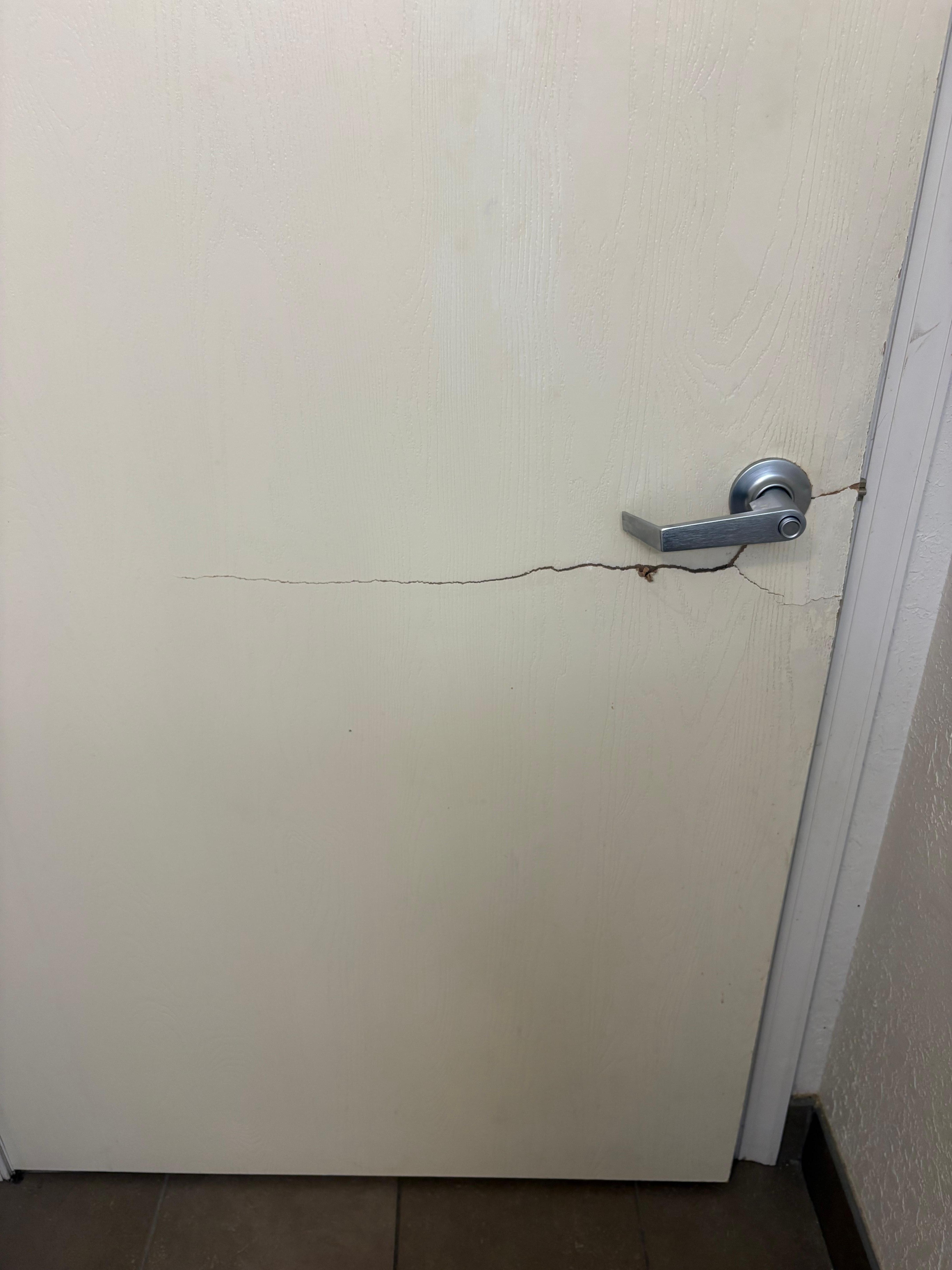 Bathroom door 