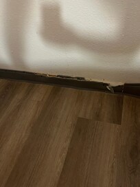 There are holes in wall