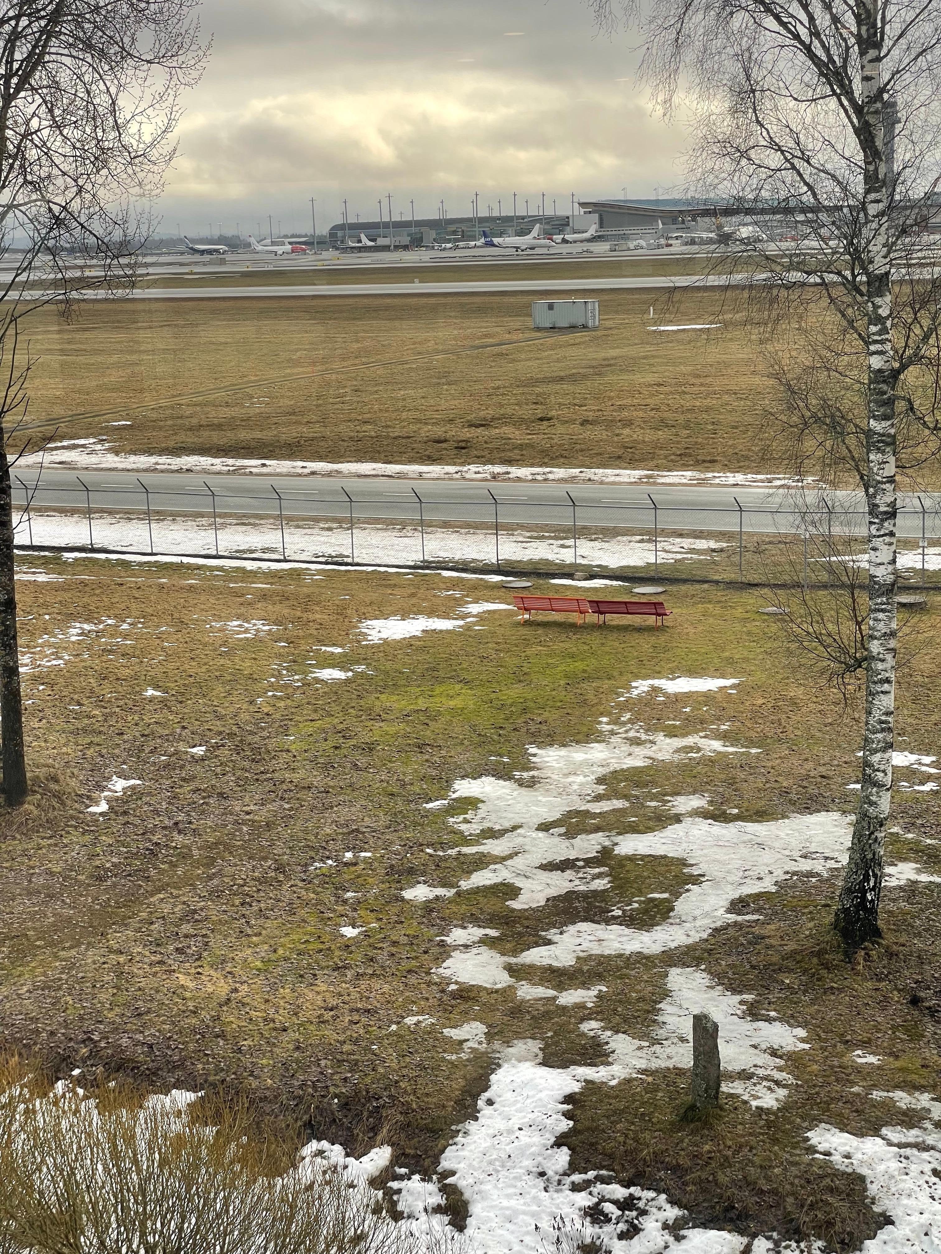 Nära landningsbanan