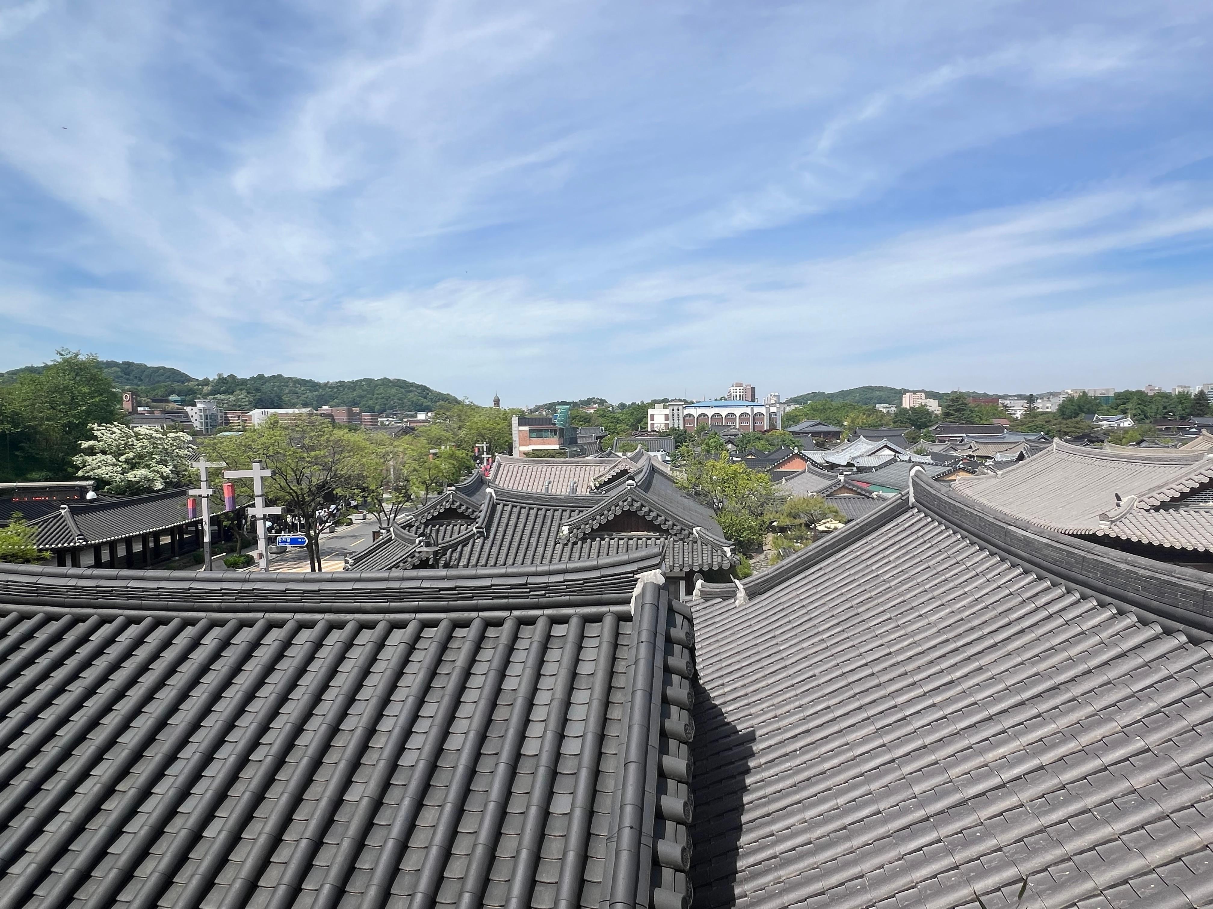 조식 카페에서 바라본 뷰