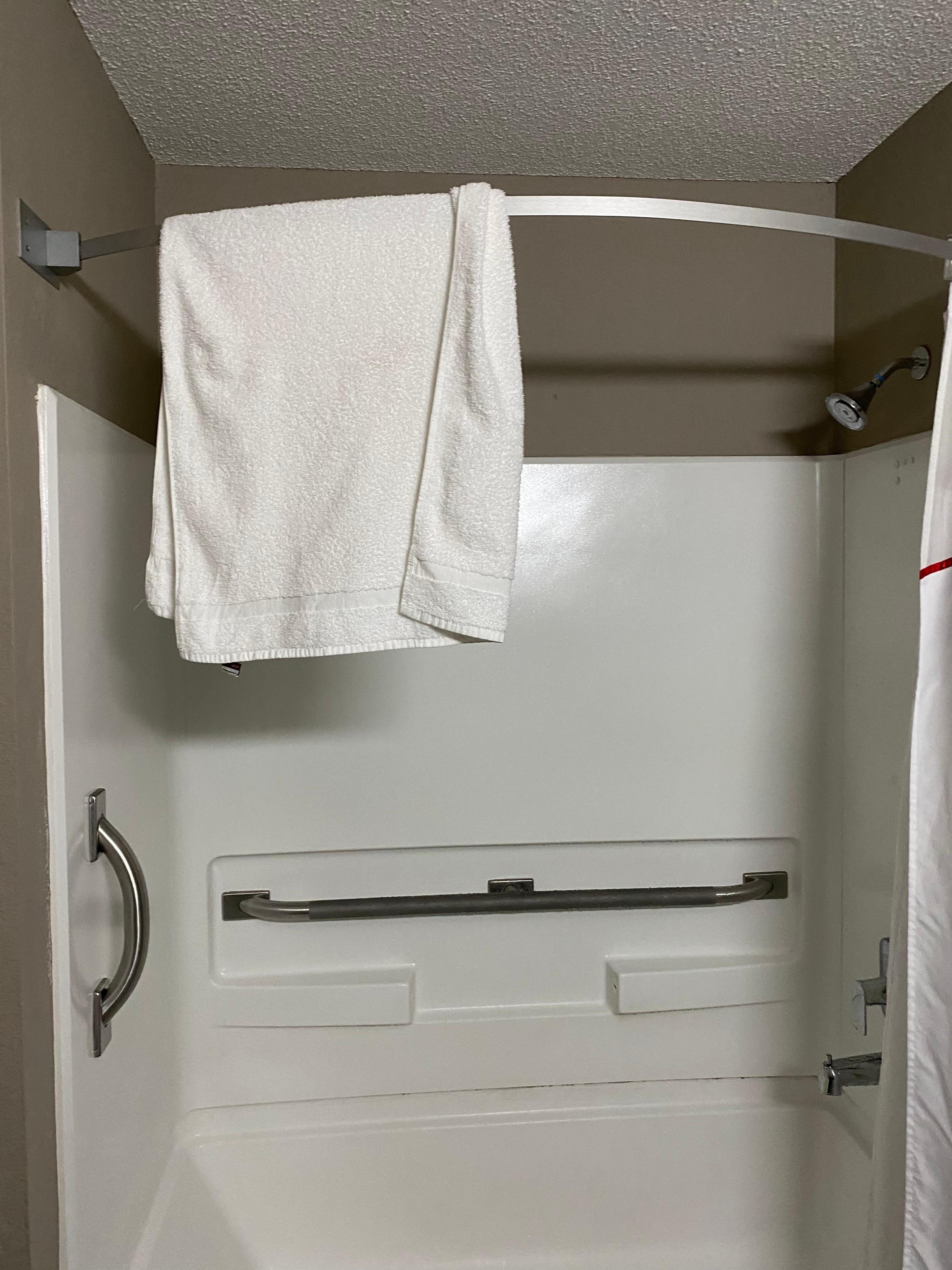 Only place to hang towel