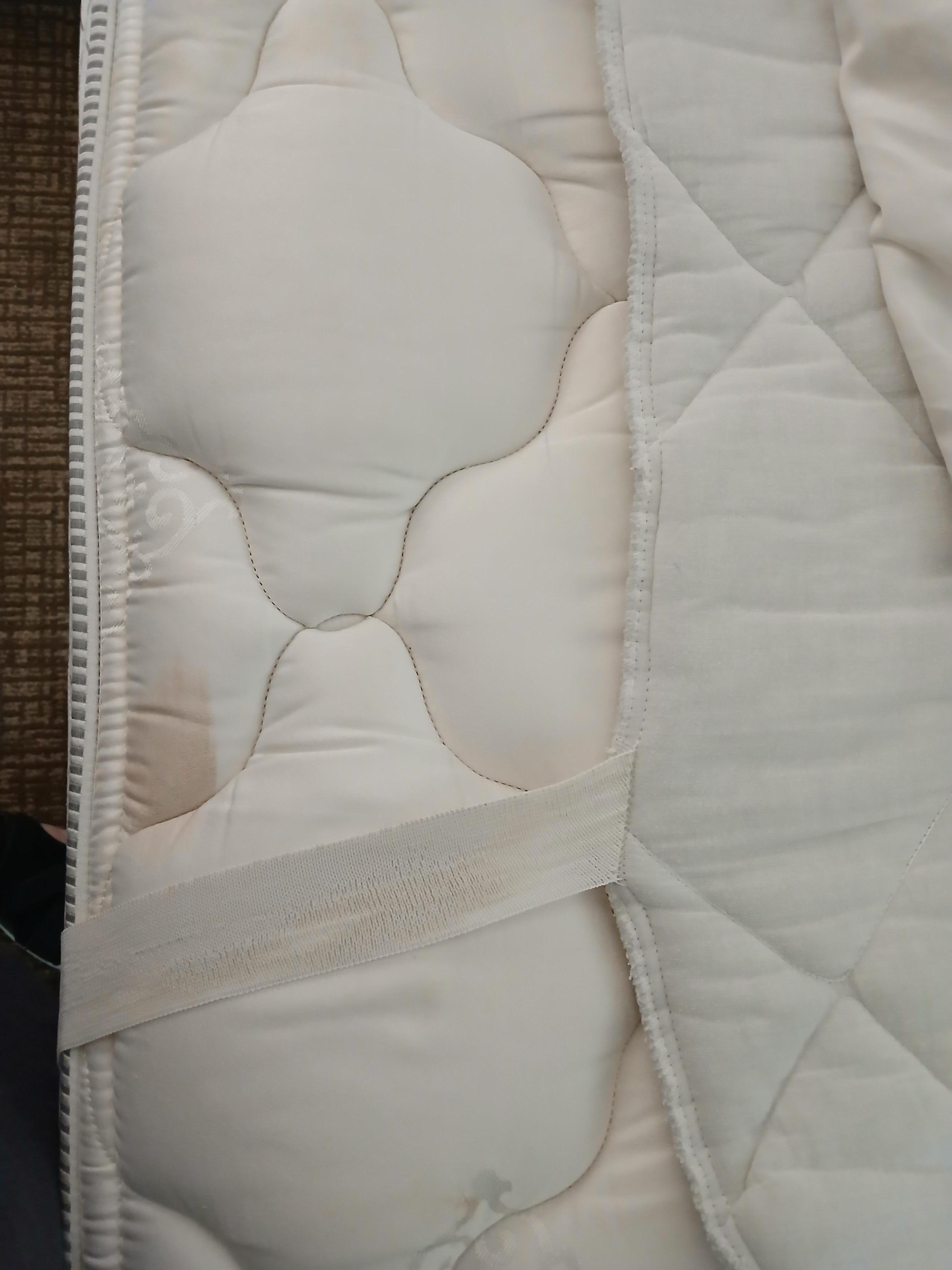 The pad didn't even fit, so we had to sleep in the center.