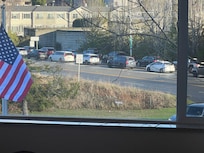 Highway traffic from the room