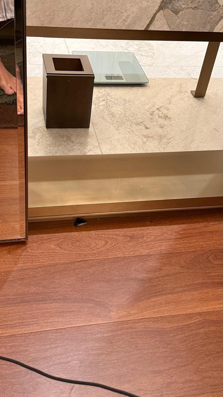 Recebemos o quarto sujo 