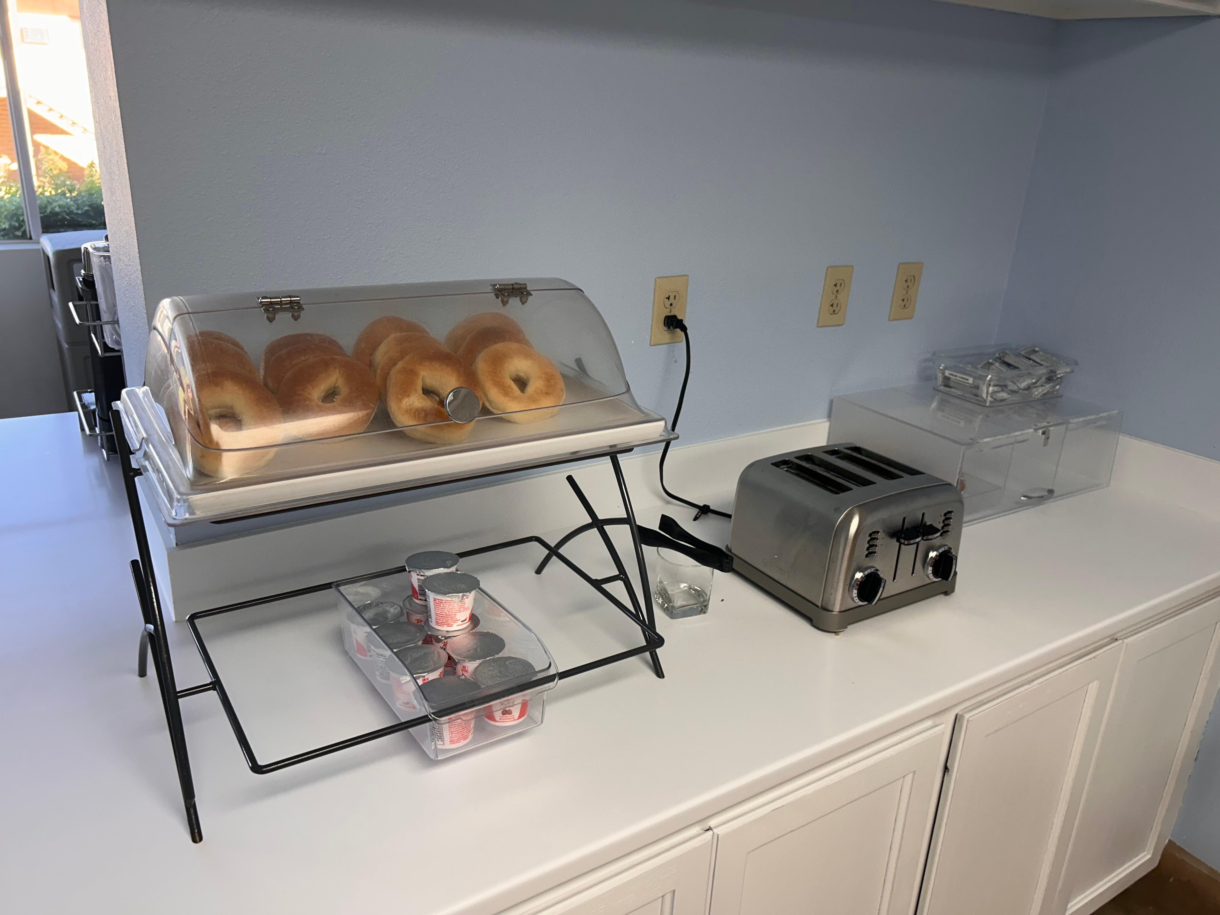 Petit déjeuné plus que succinct.