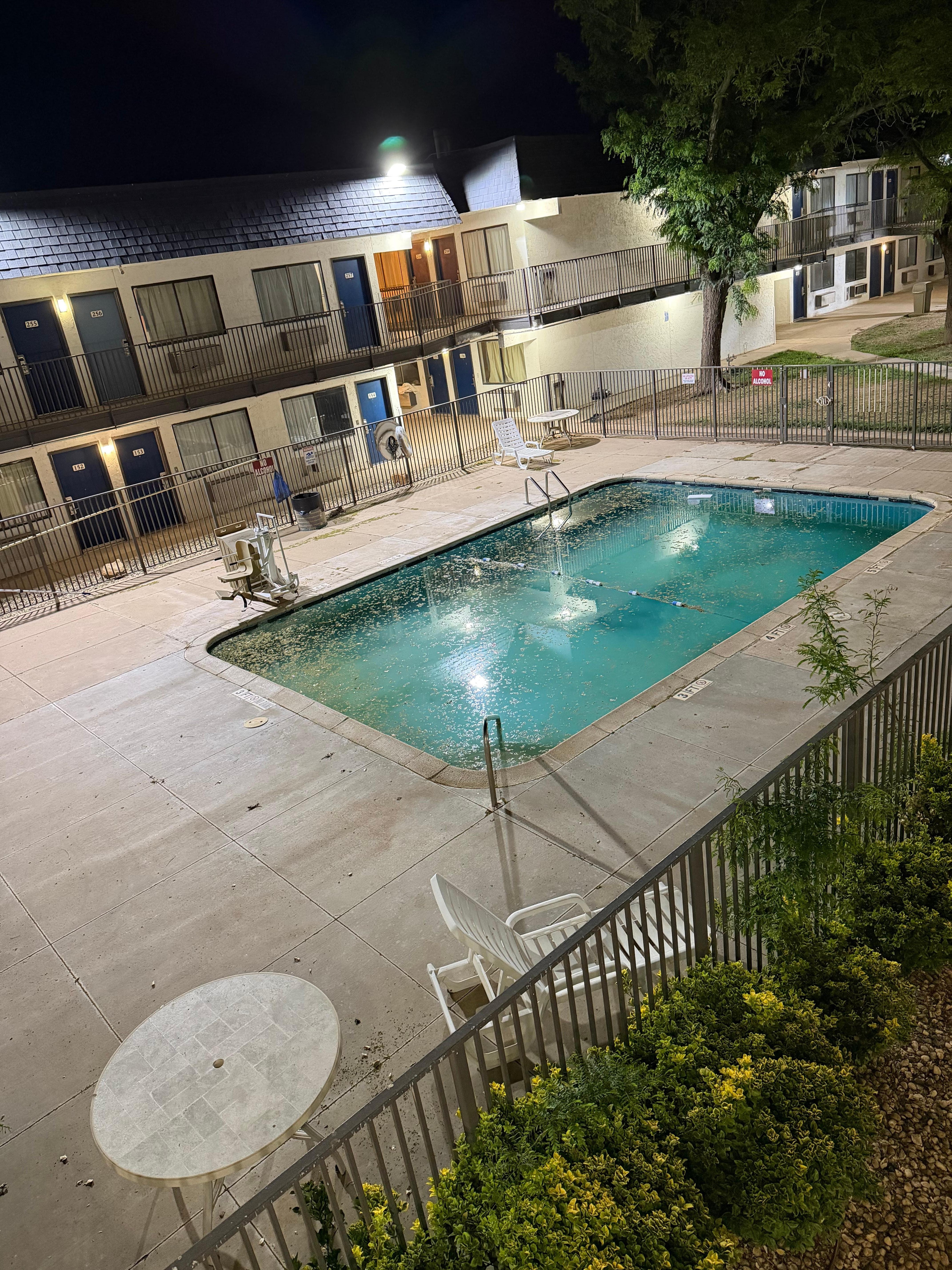 How long ago was this pool cleaned?