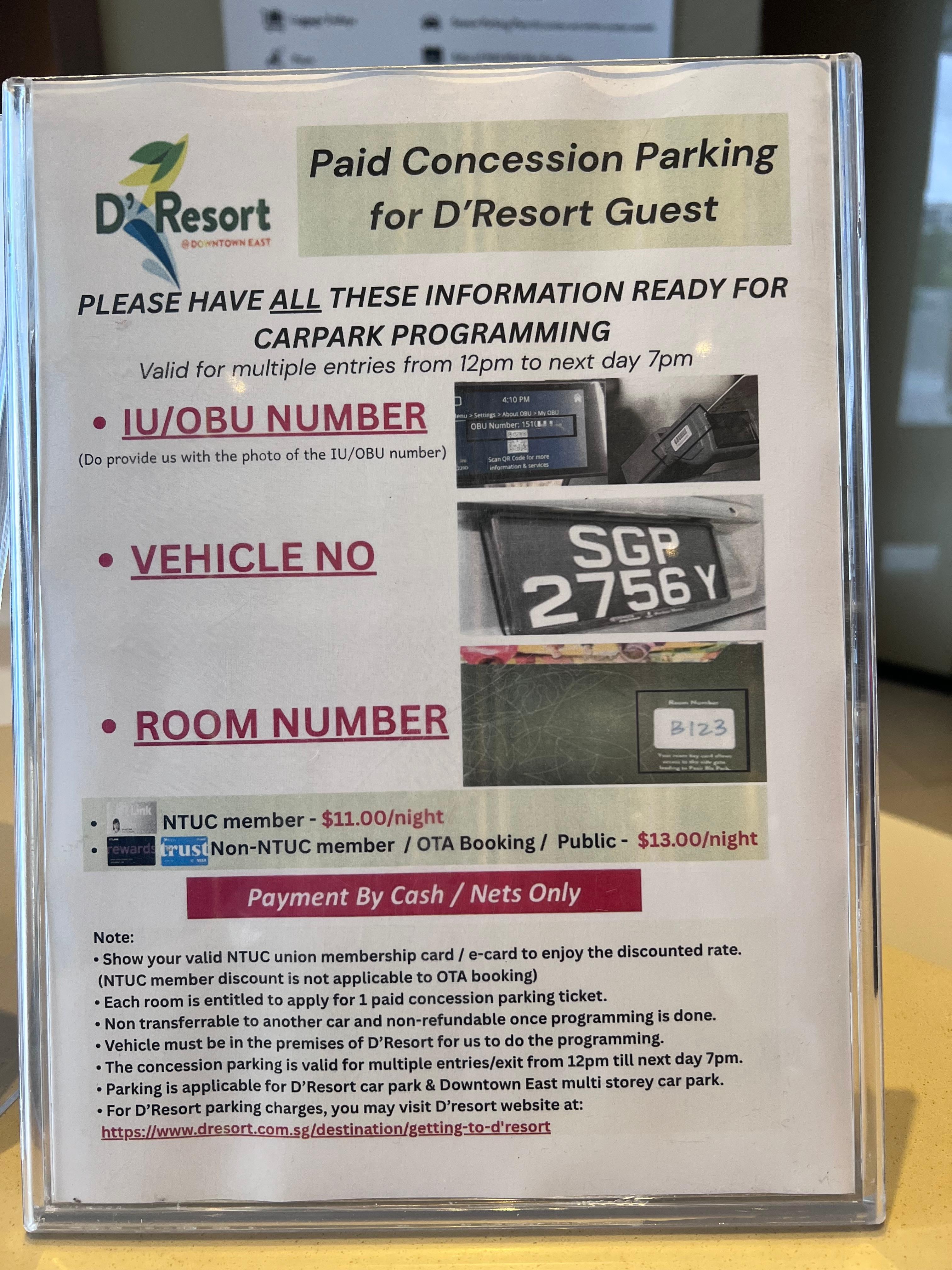 Luckily i paid the concession parking $13 per day   else it would be over $20 per day. 