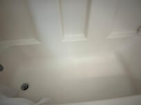 You can see all the dirt around the tub