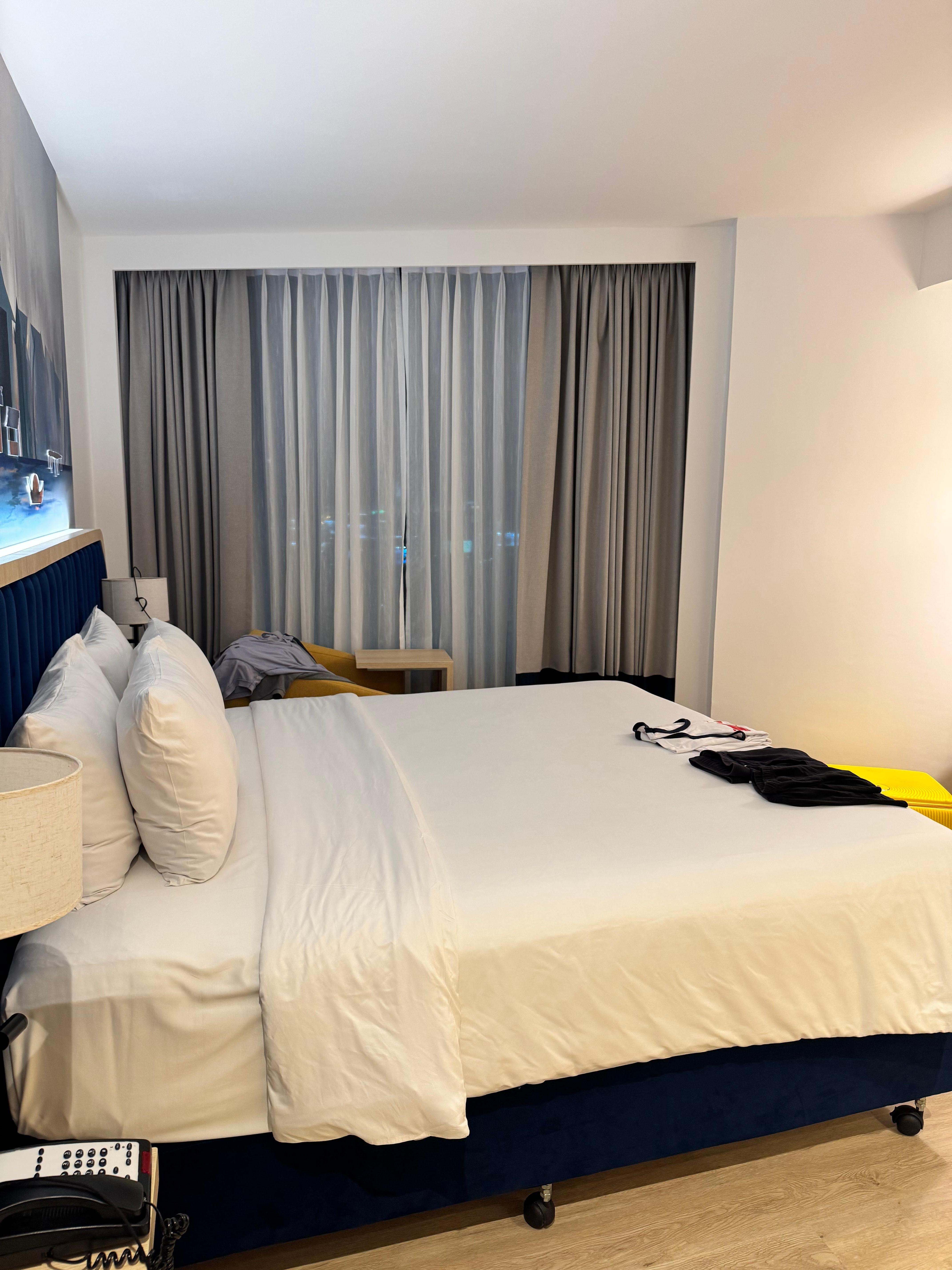 Cleaned room at end of day. 