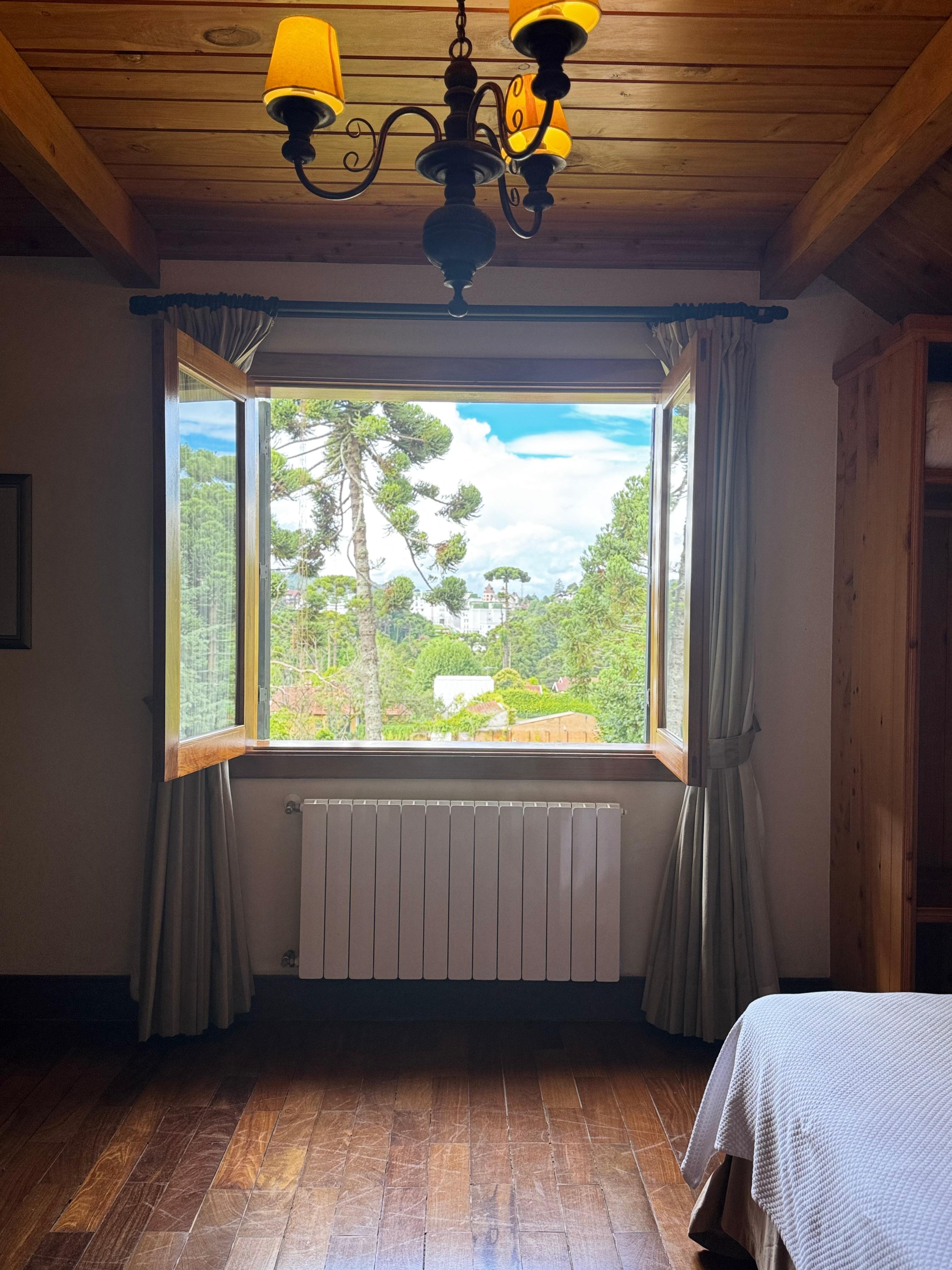 A janela parece um quadro … 😍