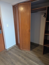 Broken closet in room