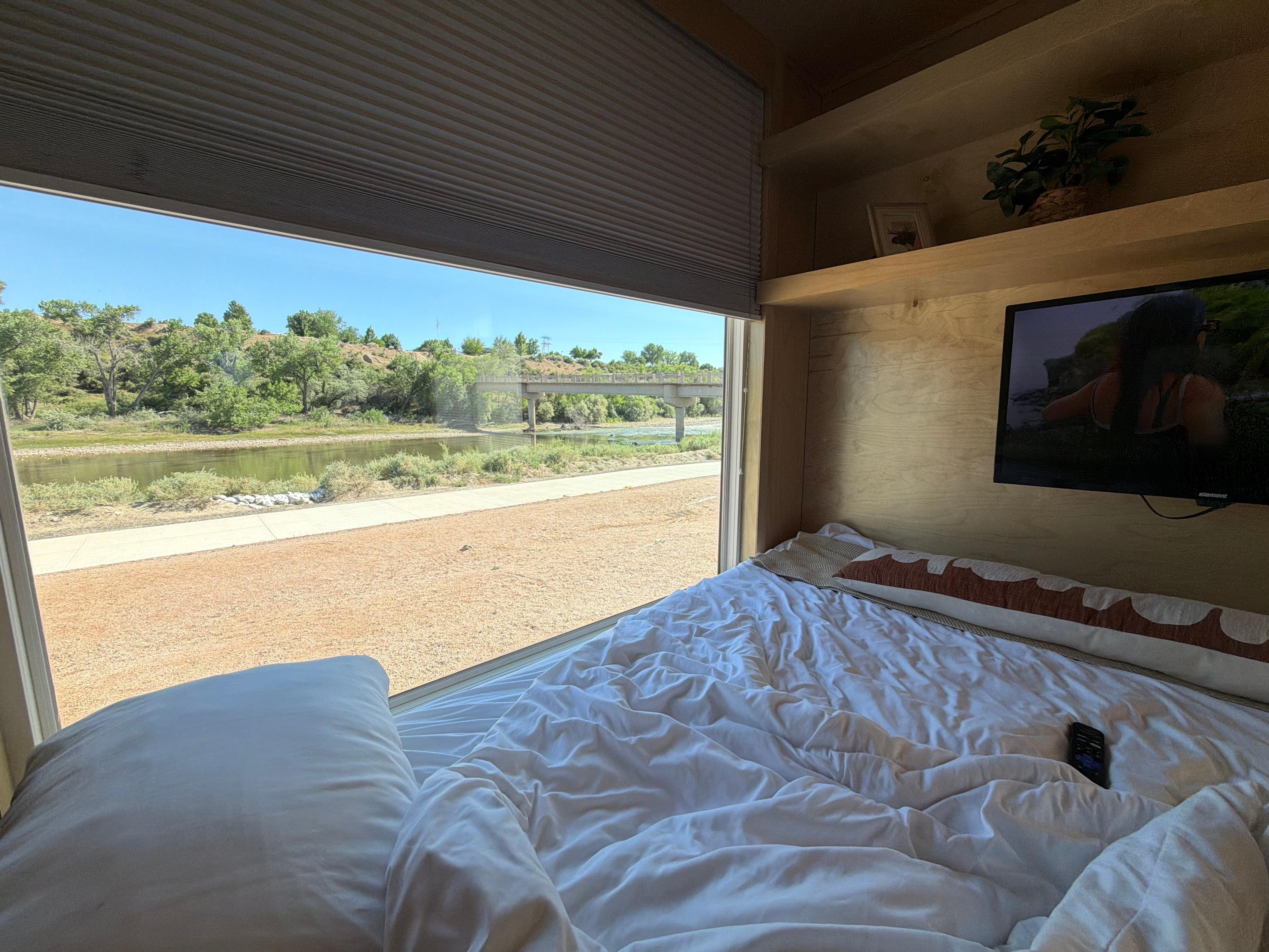 Great view from bed! 