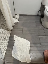 Flooded floor