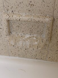 Soap scum
From previous people