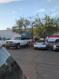 More homeless living in their car in the parking lot