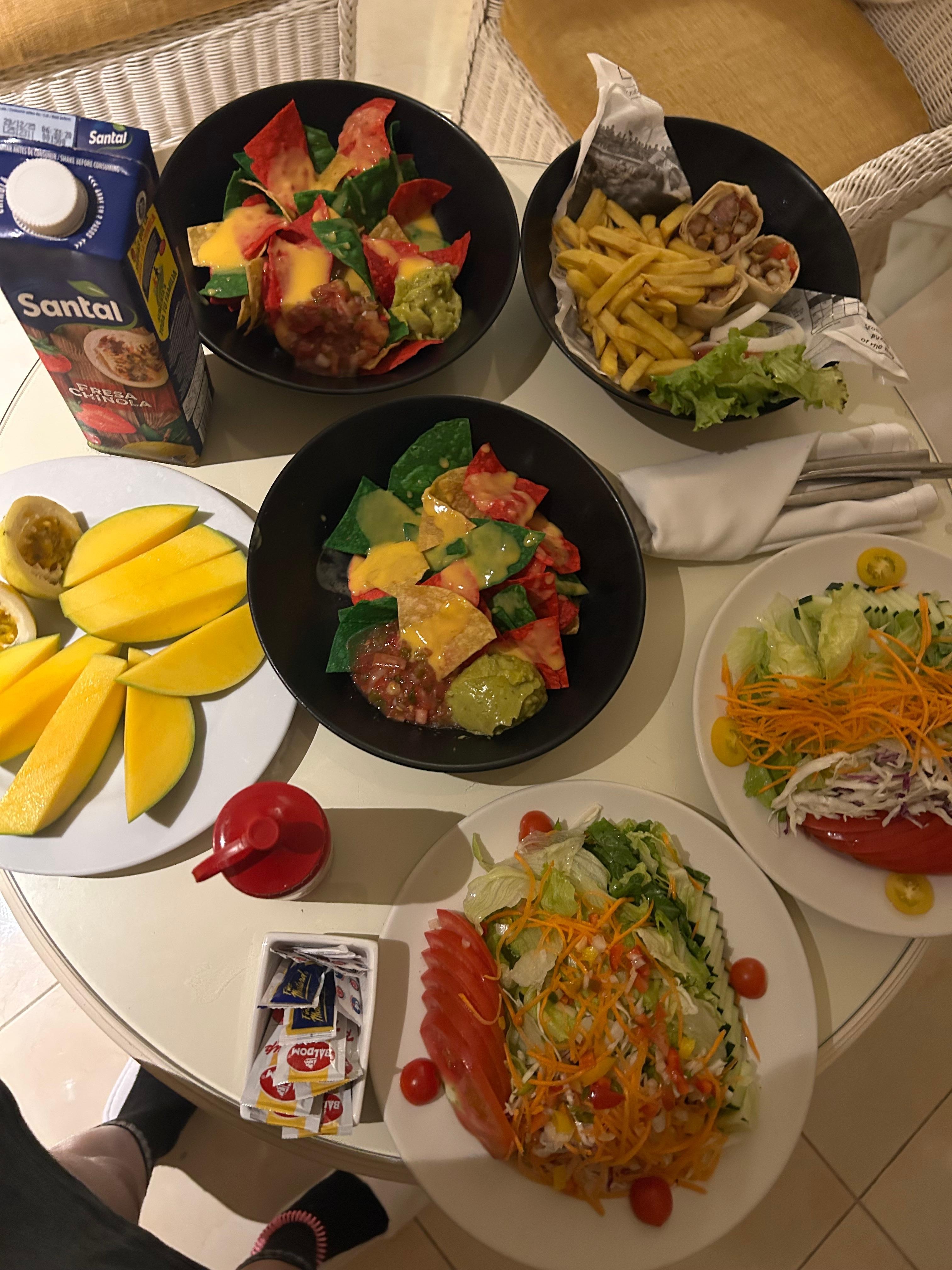 We ordered room service every night it was always good 