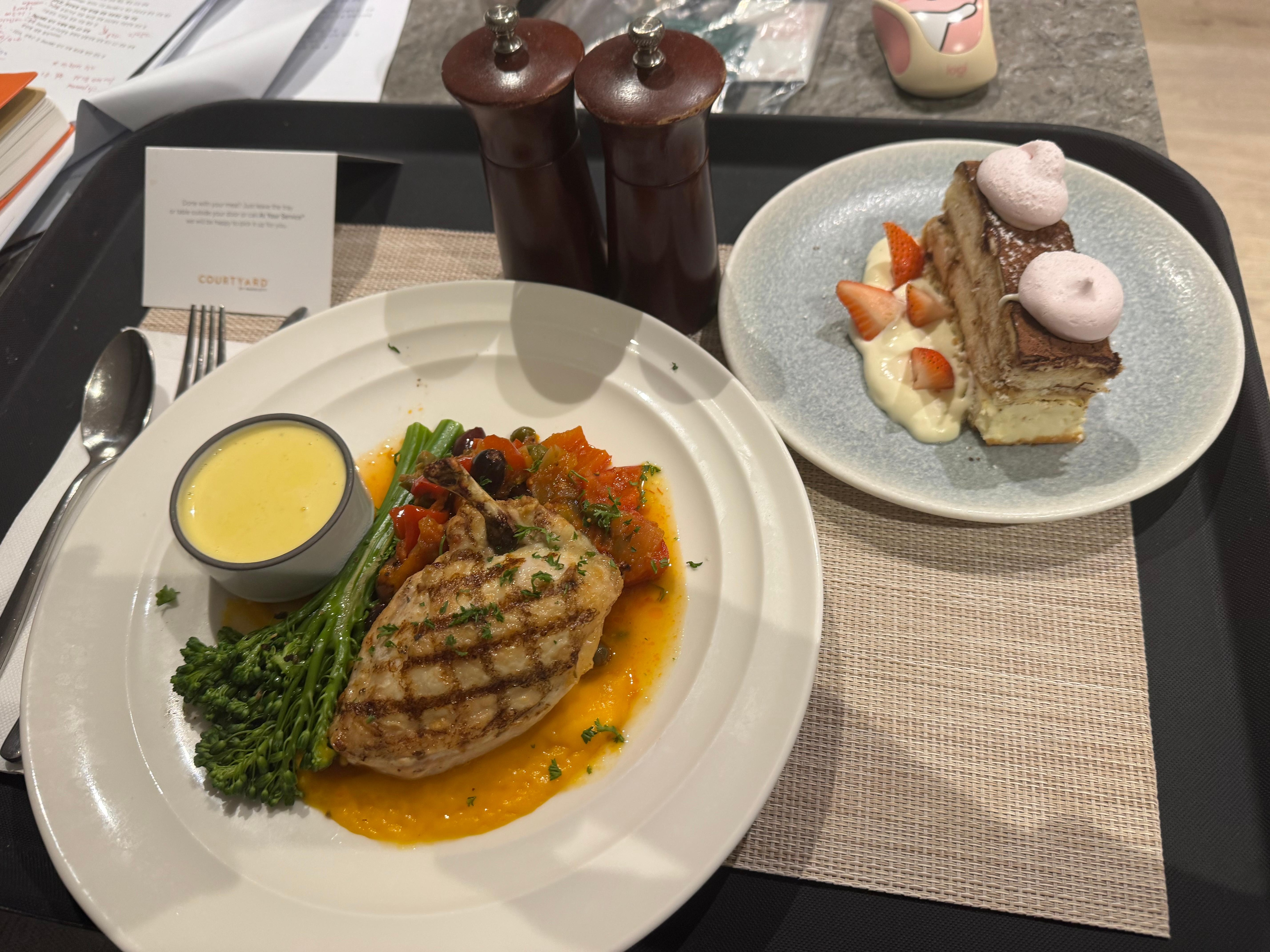 wonderful room service till 10pm