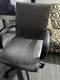 Chair looks like it got picked up on the street