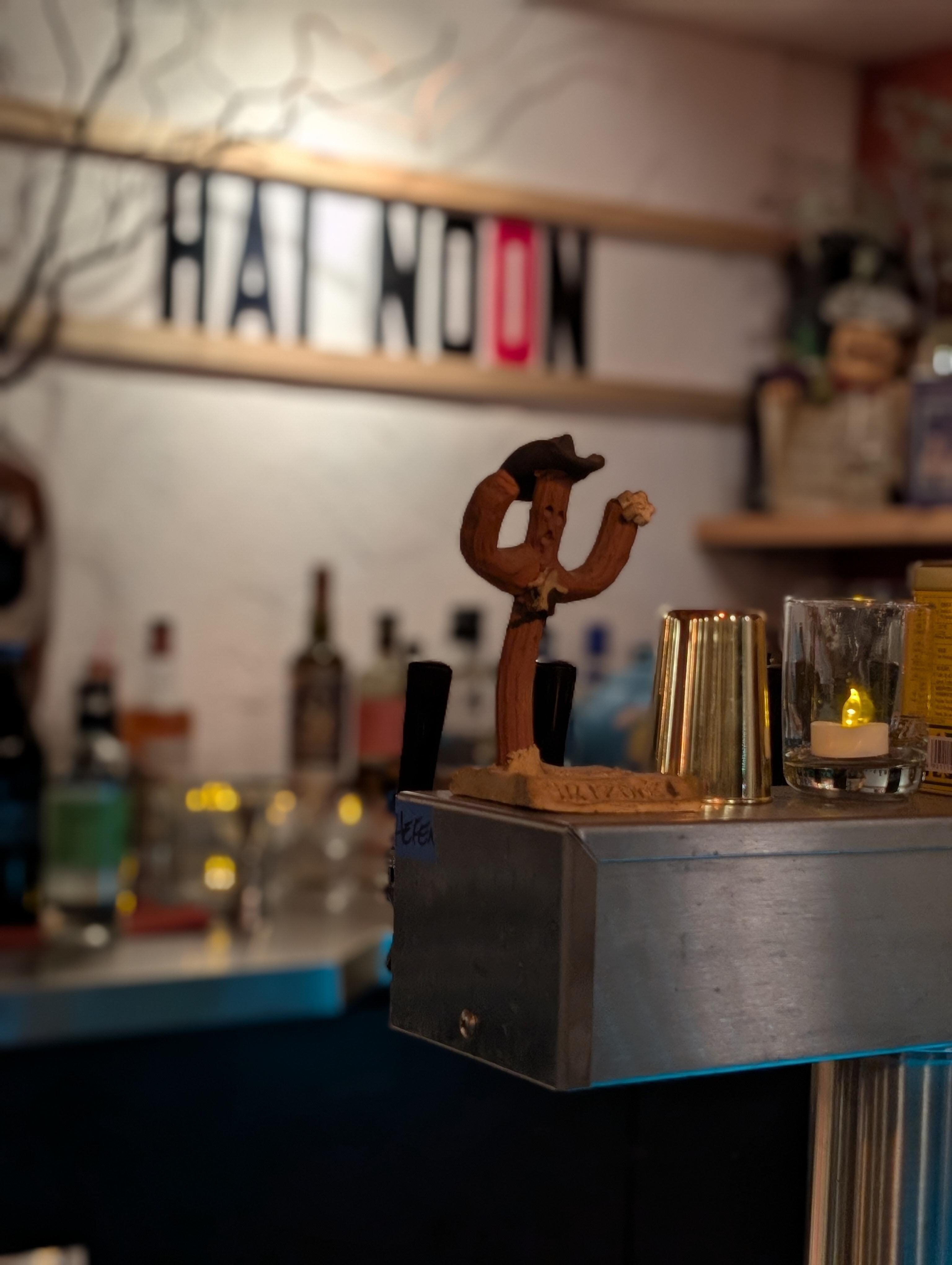 The bar at Hai Noon.  Cool spot, great food