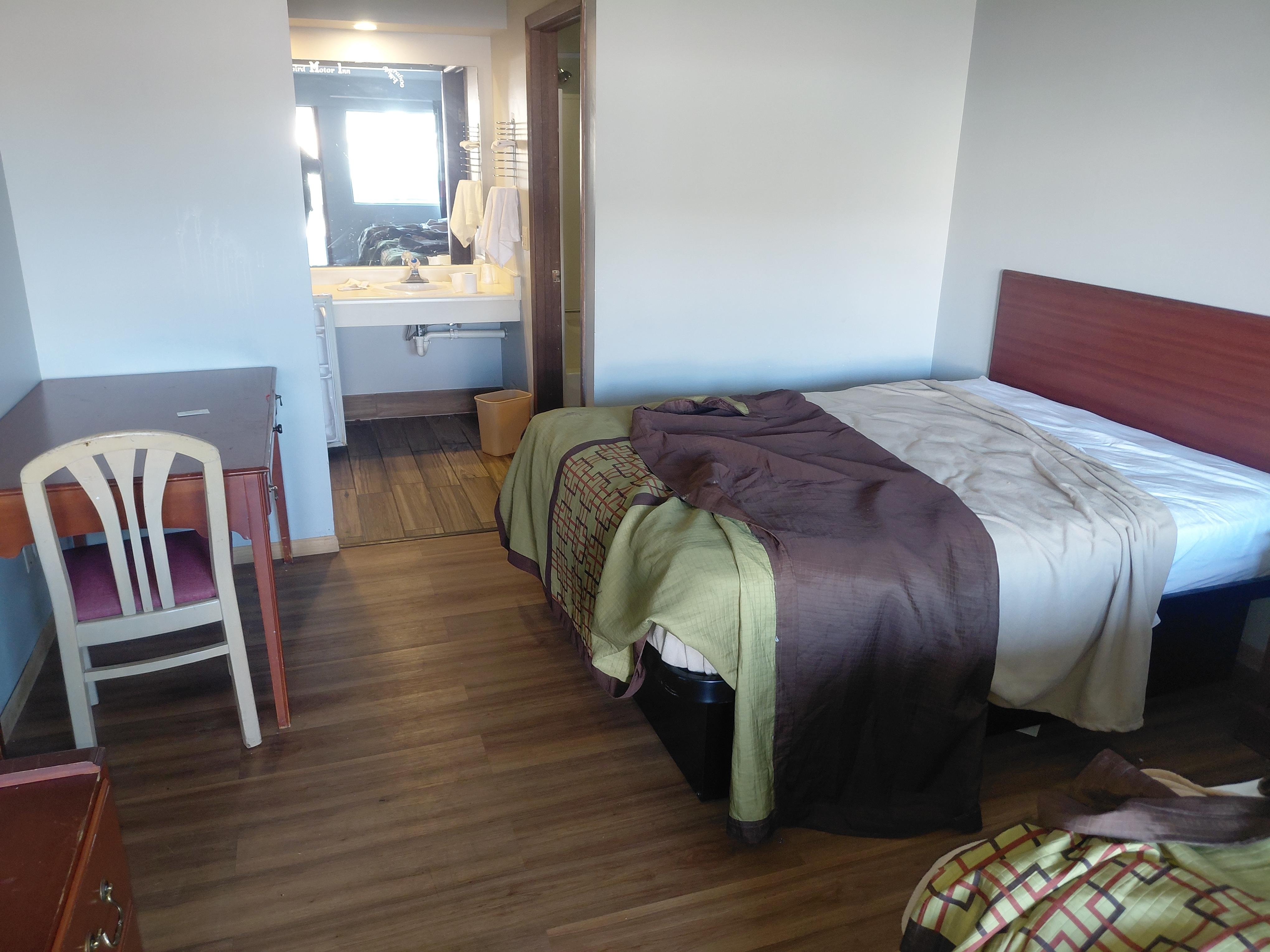 All blankets sheets towels accounted for and condition room was exited from