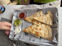 Quesadilla at the shack