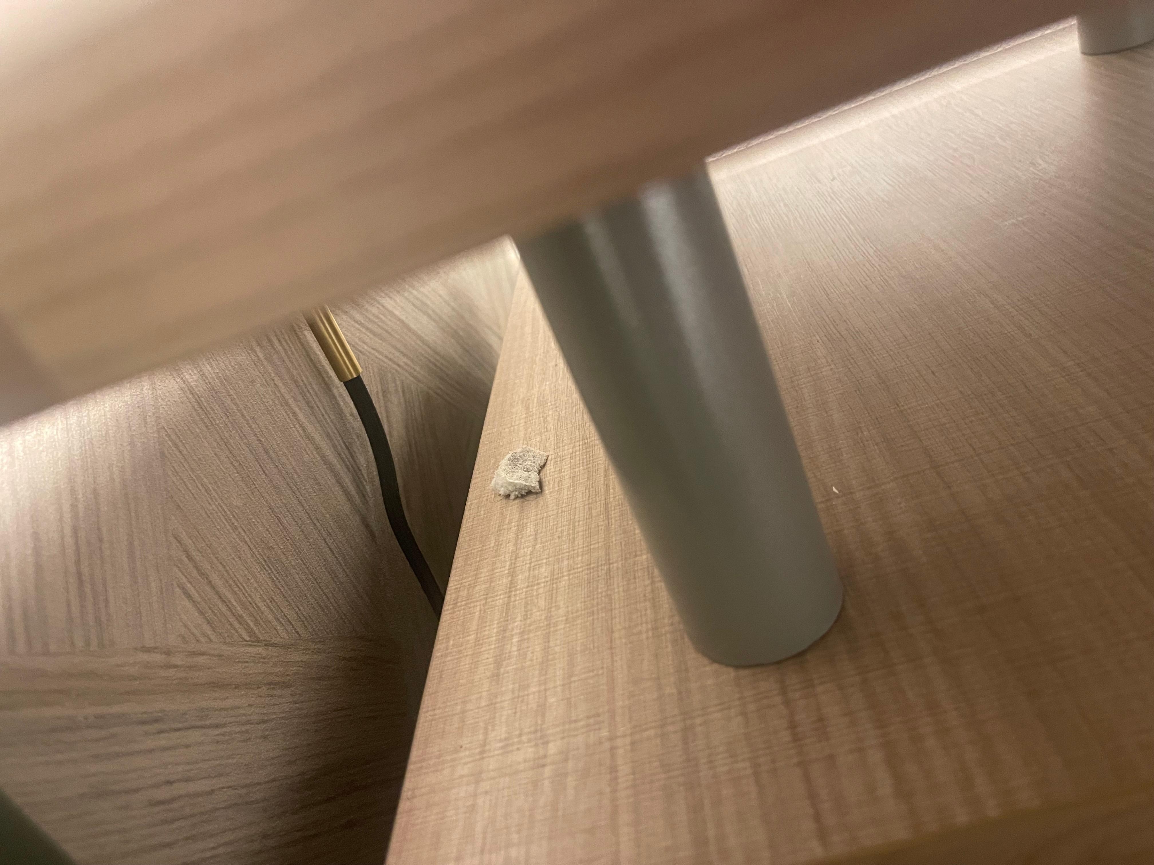 Not sure what is was on bedside table. 