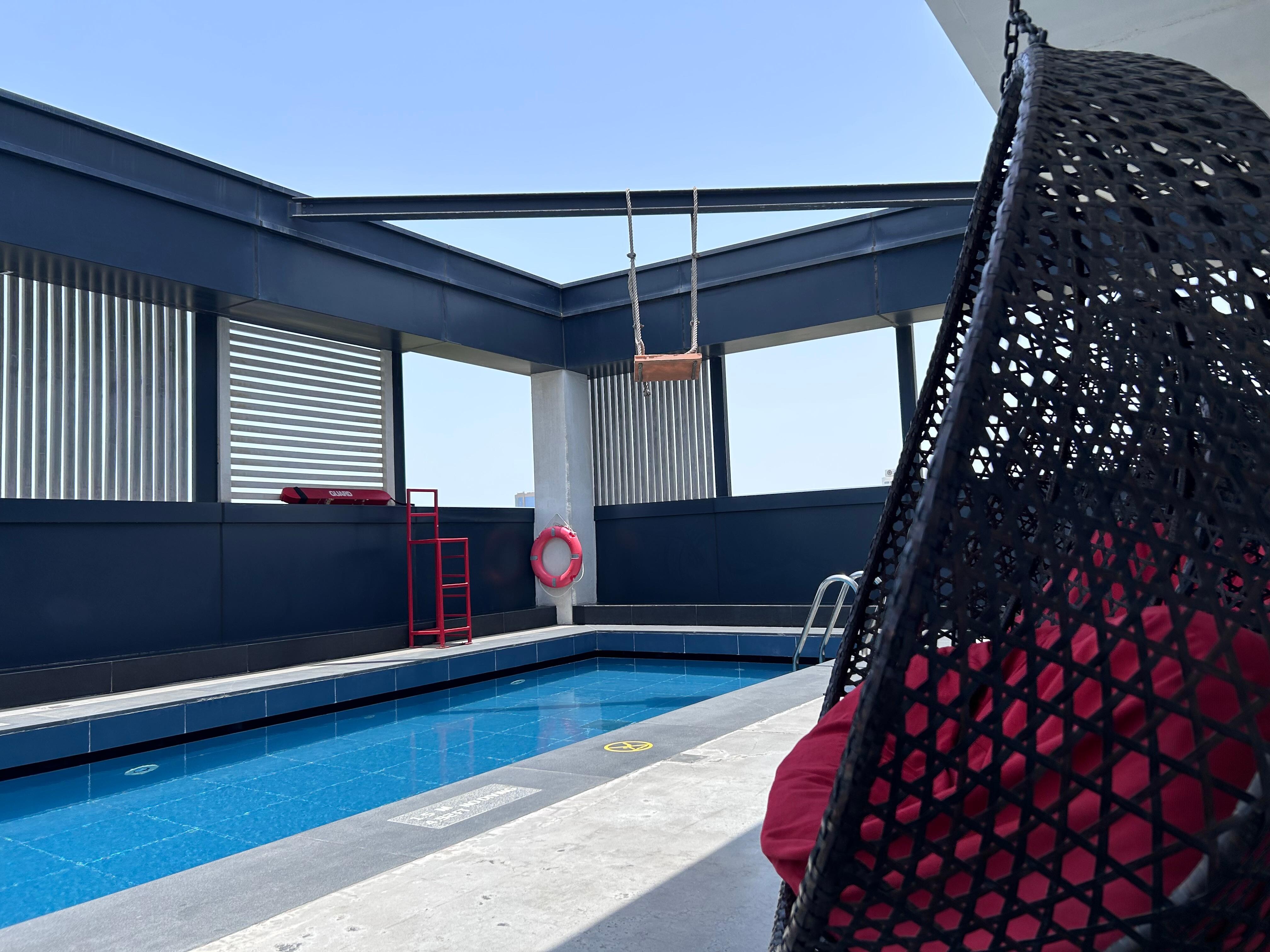 Rooftop pool