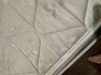 Mattress cover didn't protect from direct impact by the springs